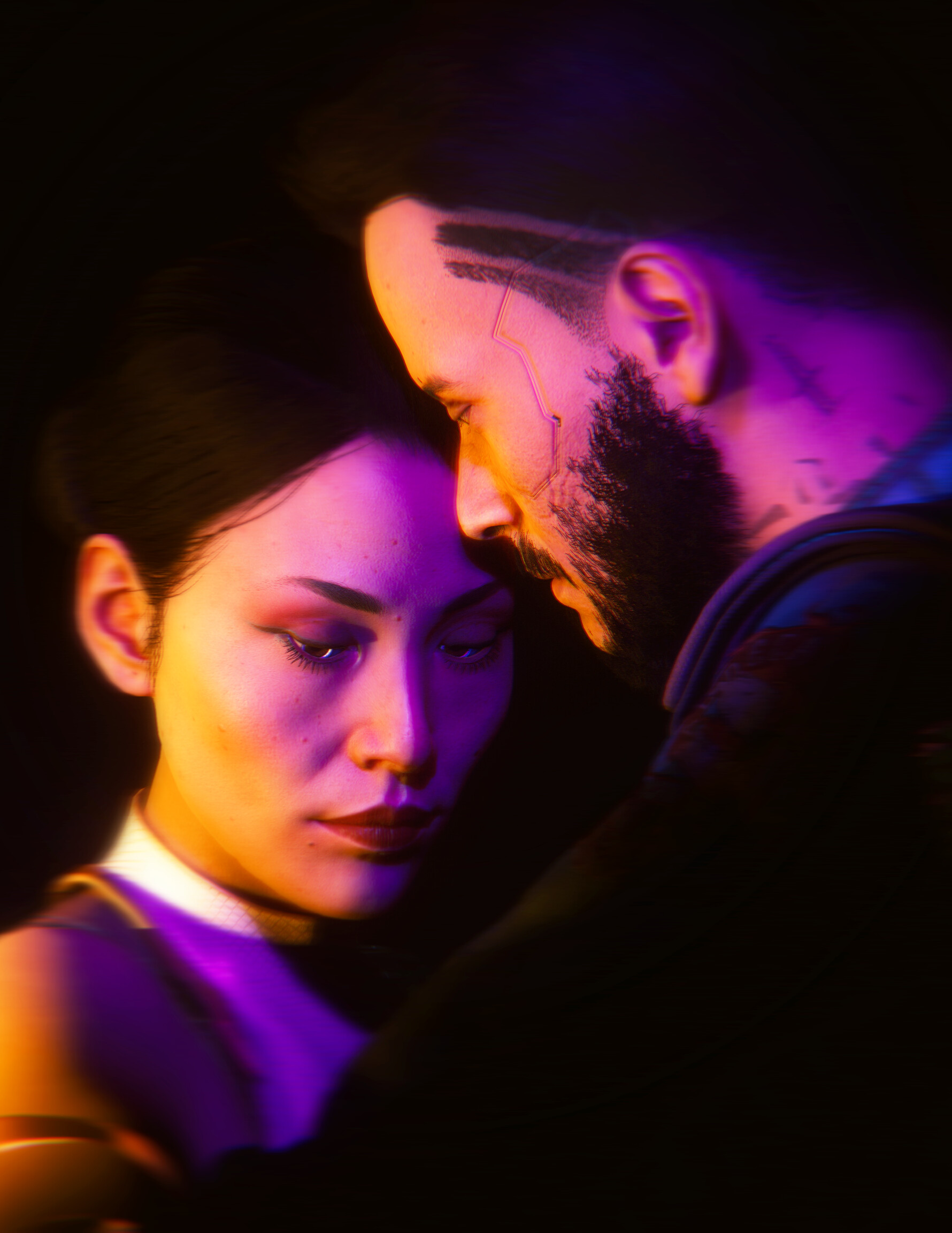 Łucja - Yellow & Purple