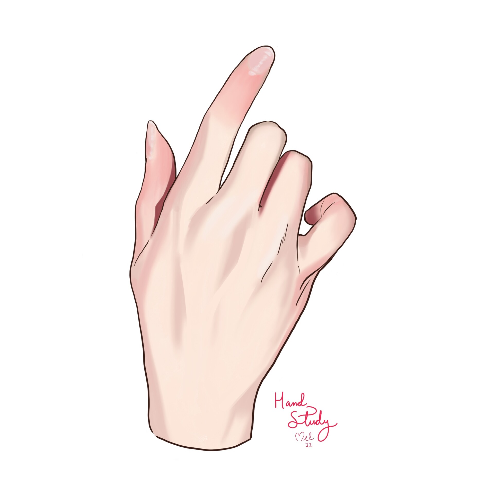 ArtStation - Hand Study