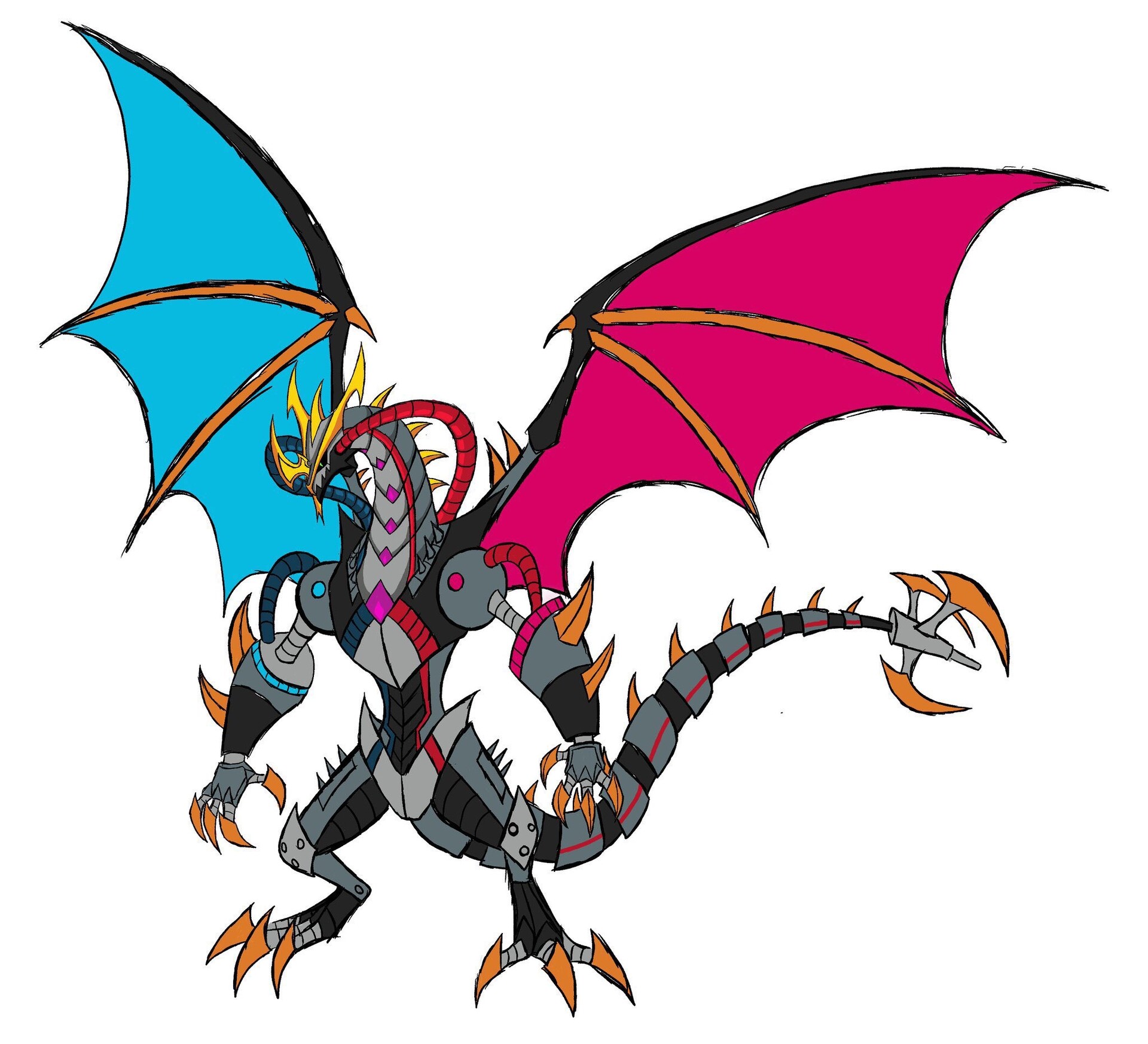 ArtStation - Mecha dragon