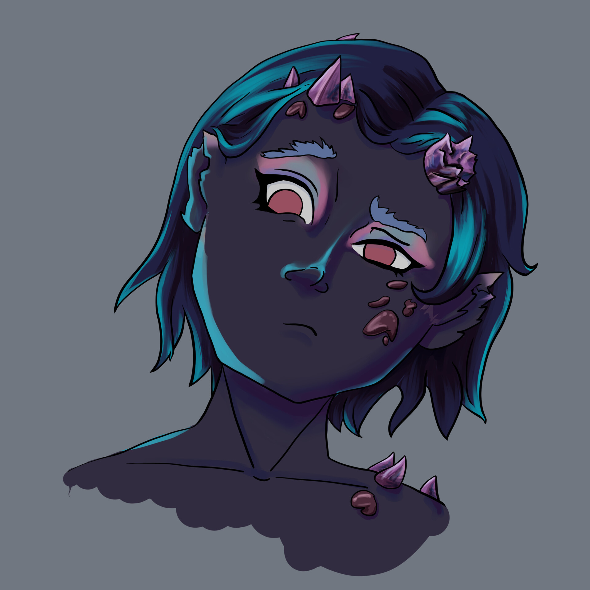 ArtStation - Earth Genasi expressions