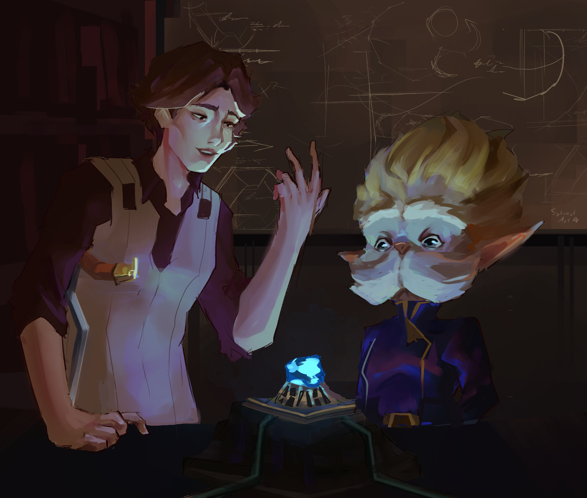 ArtStation - Arcane Viktor and Heimerdinger Fanart