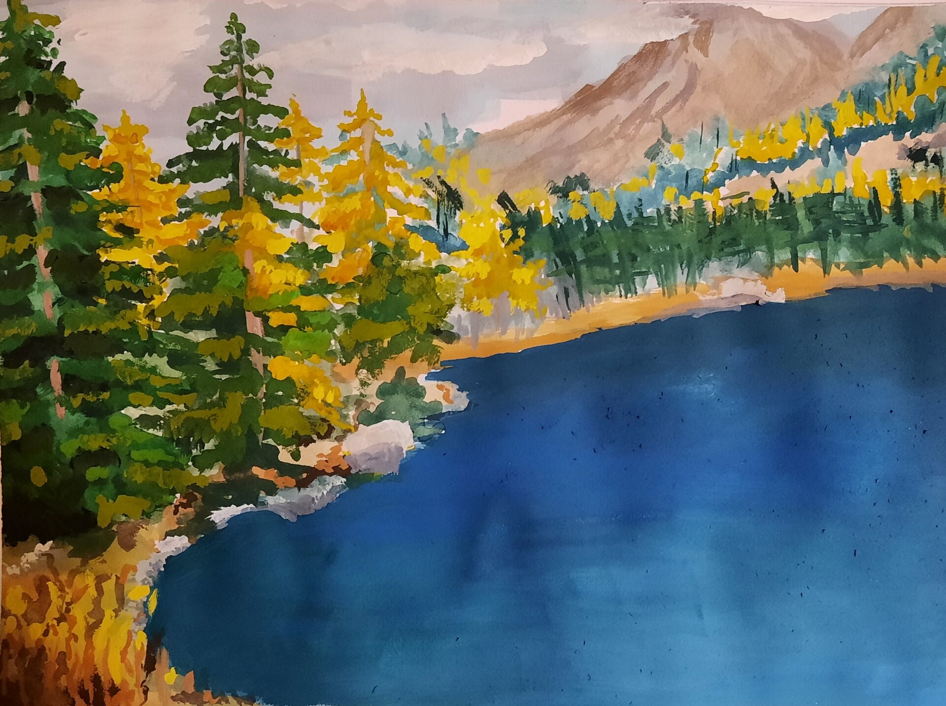 ArtStation - Autumn Lake