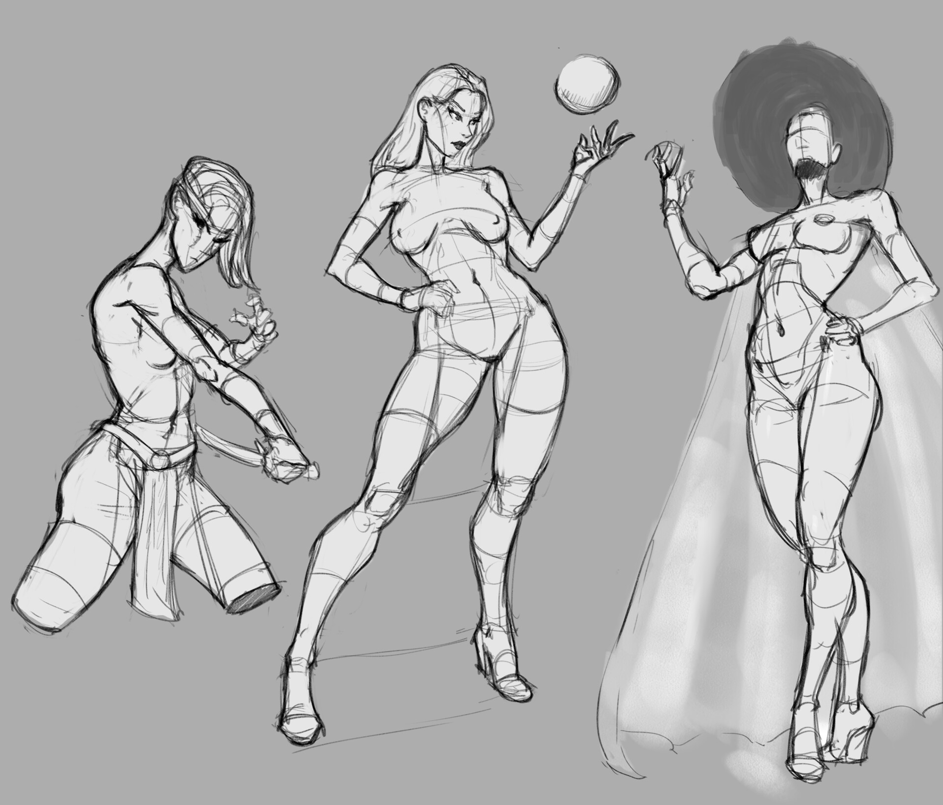 dynamic pose reference female