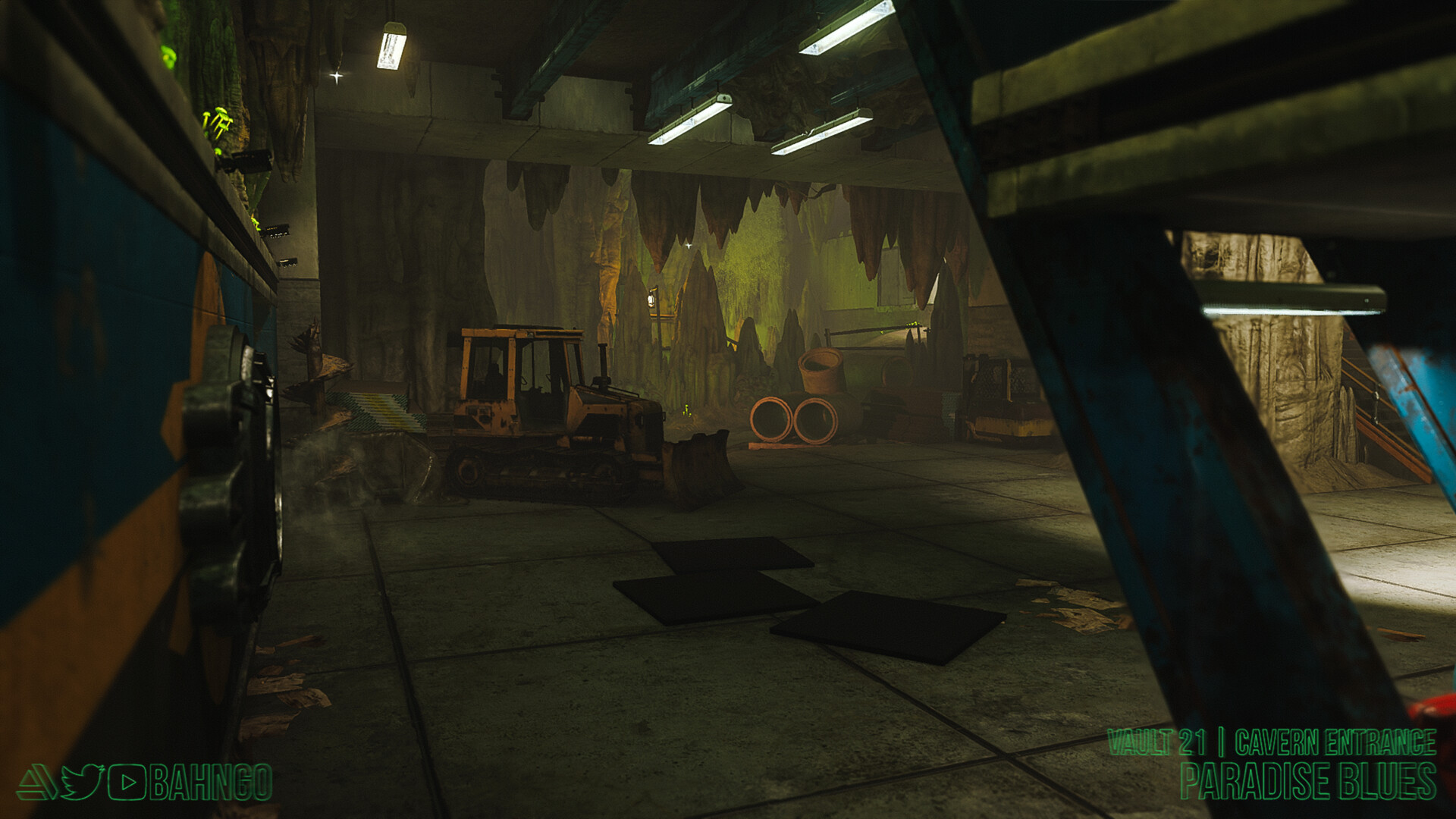 ArtStation - Vault 21 | Cavern Entrance - "Paradise Blues" (Fallout ...
