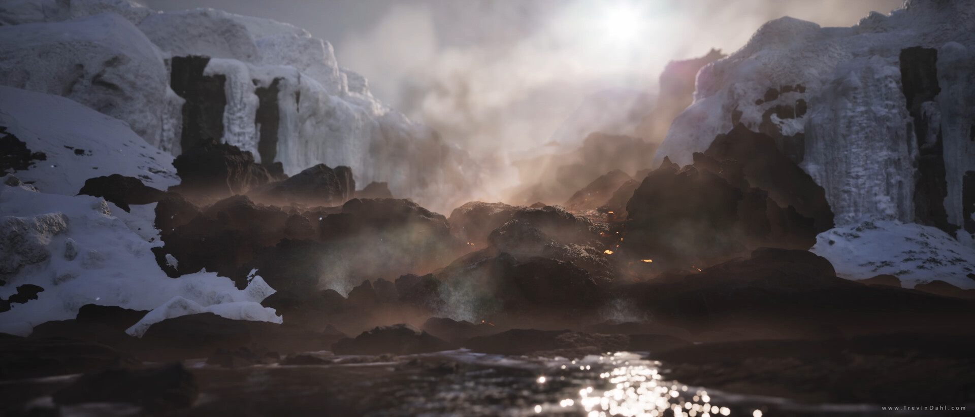 Trevin Dahl - Real-time Lava/Ocean Cinematic | Unreal 5