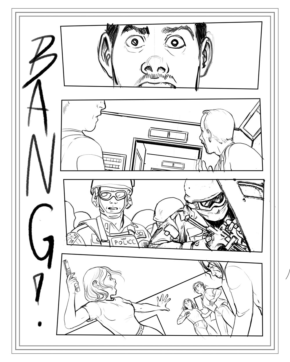 Diana Greenhalgh - Inking - Gray (Mystery/Horror Comic)