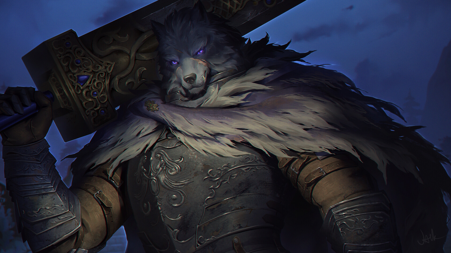 Jack Nguyen - Blaidd | Elden Ring Fan Art