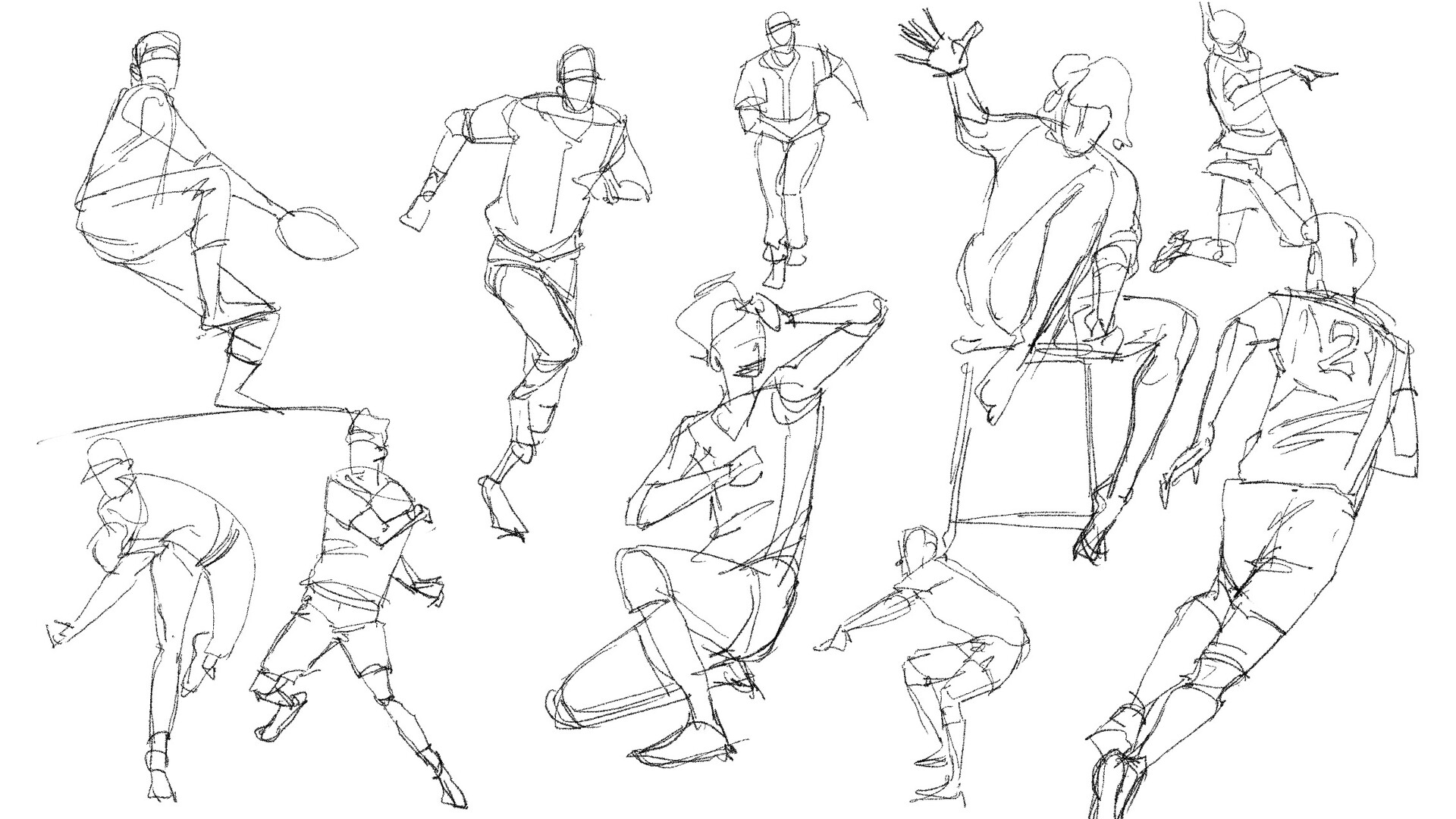 ArtStation - #drawing #movement #sketch #动态 #动势 #速写