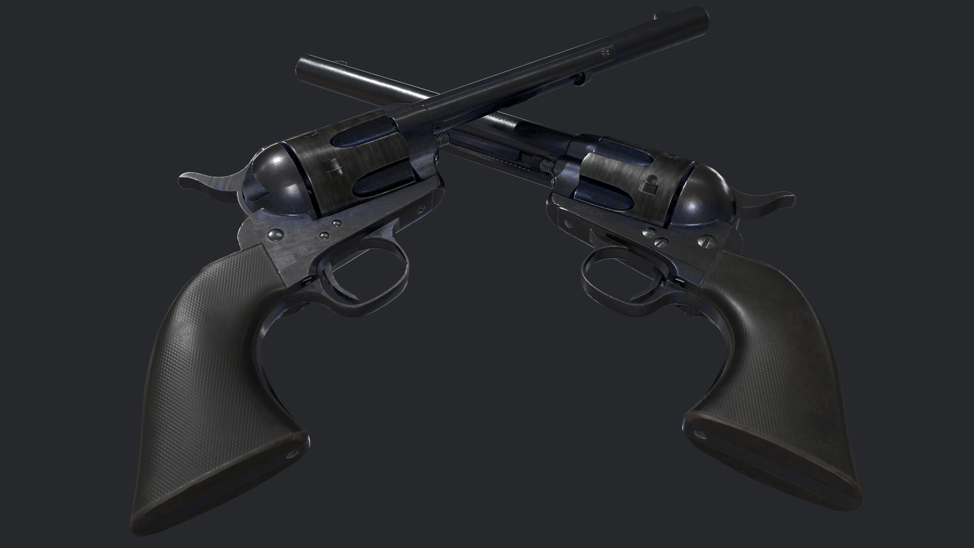 ArtStation - Single Action Revolver