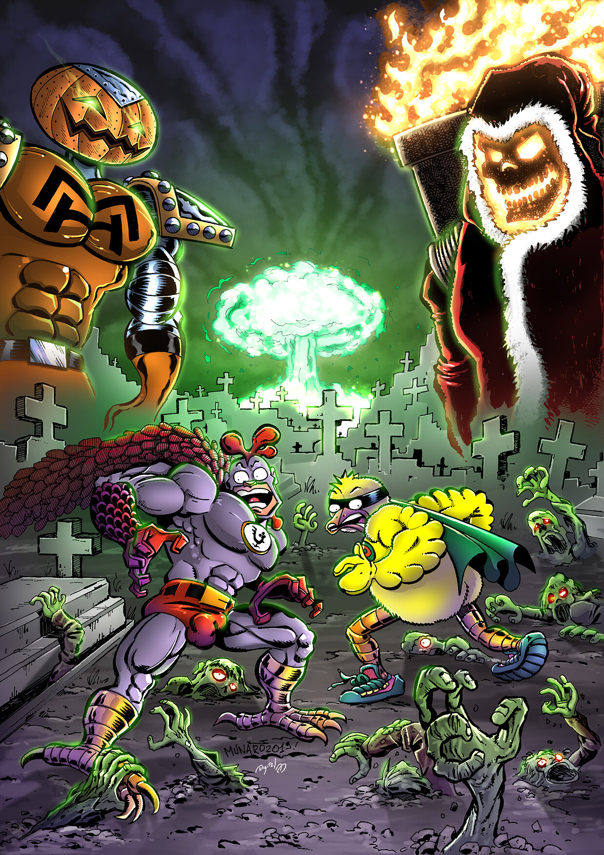 ArtStation - Coq-man & poussin T3 cover