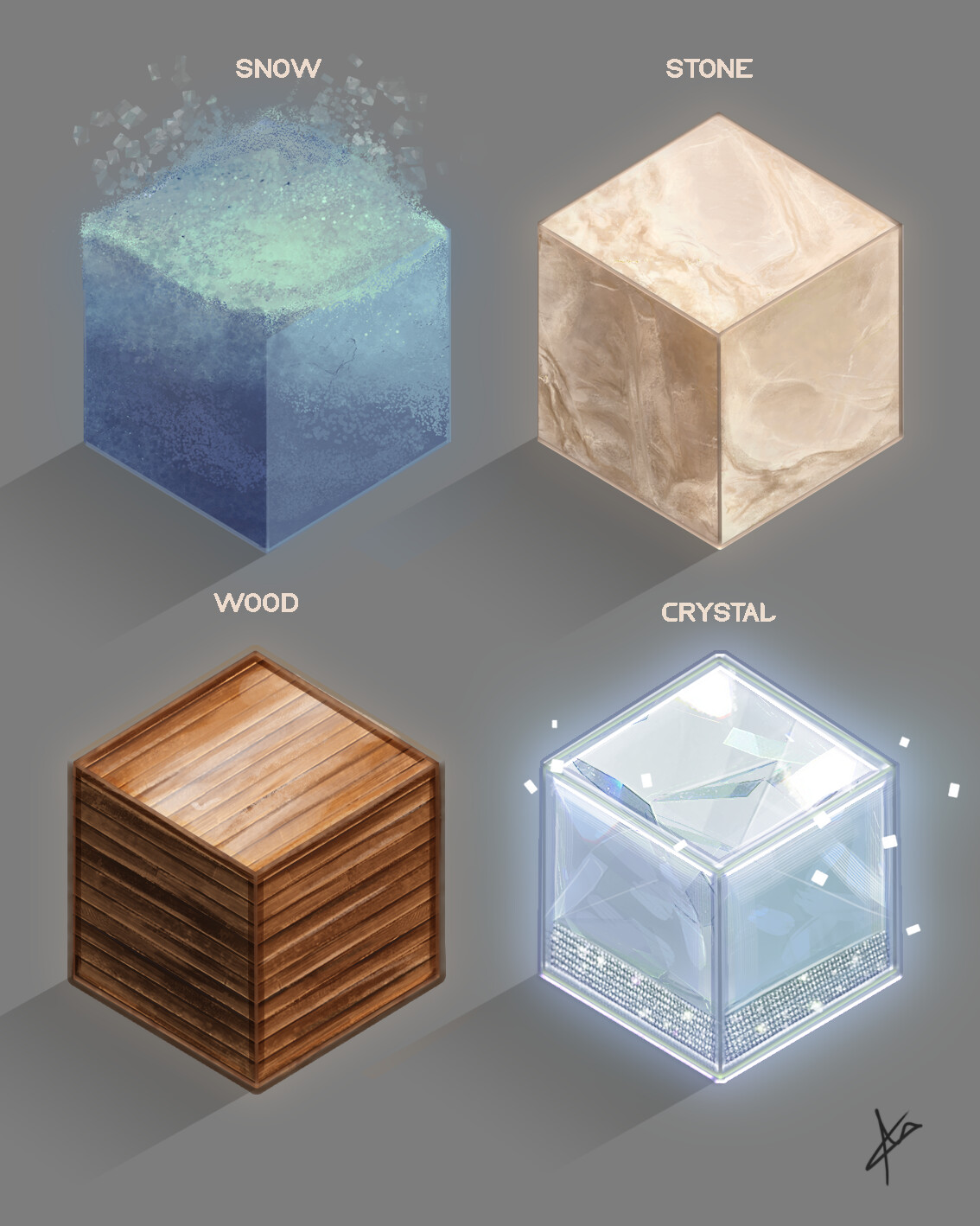 ArtStation - Cubes 1