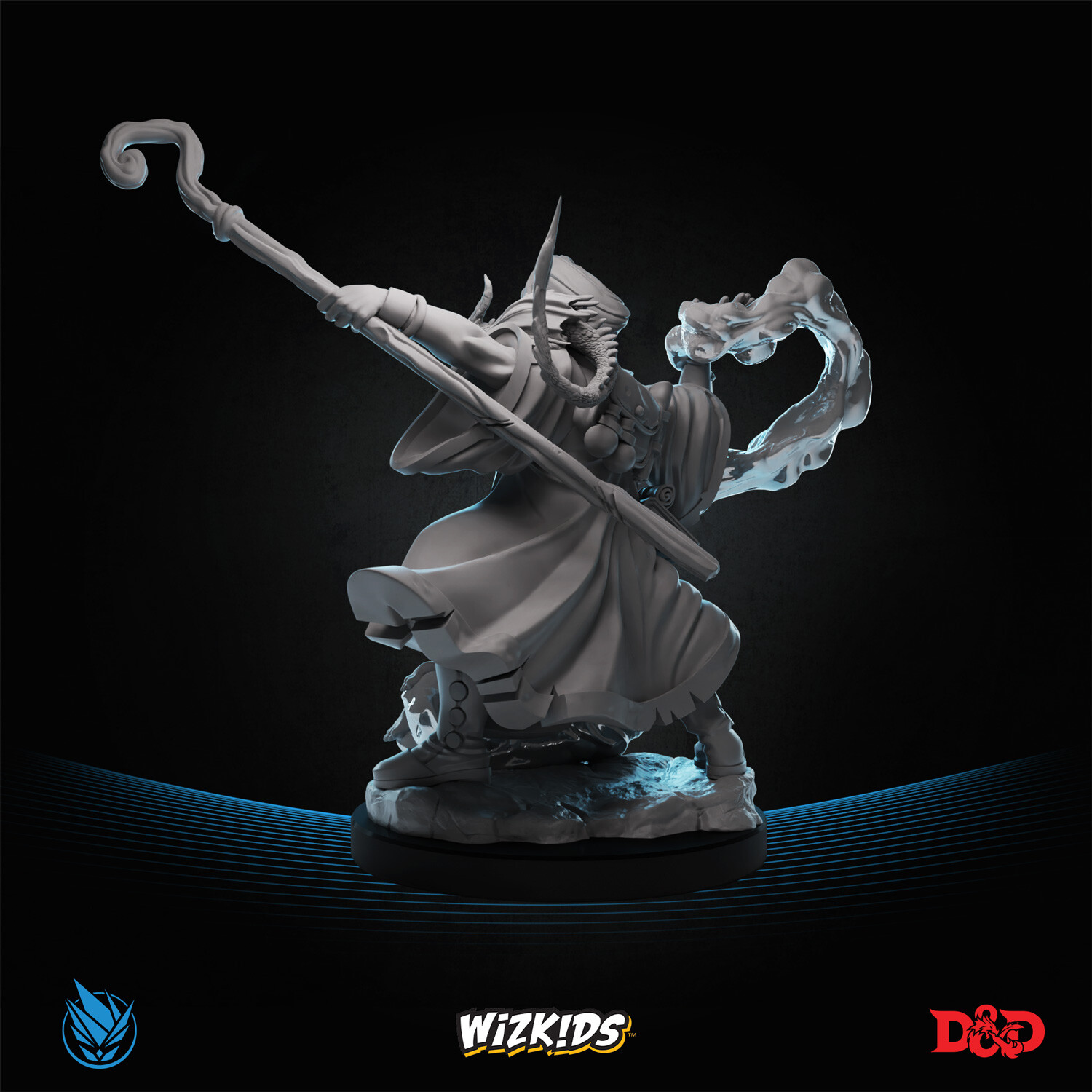WildMesh Studio - Dungeons & Dragons Sprue: Male Human Wizard