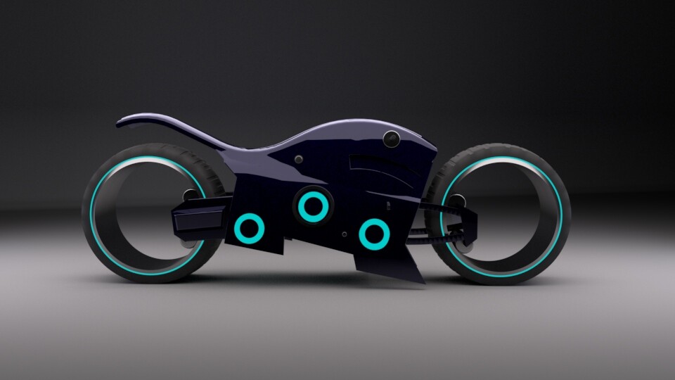 ArtStation - Futuristic Bike