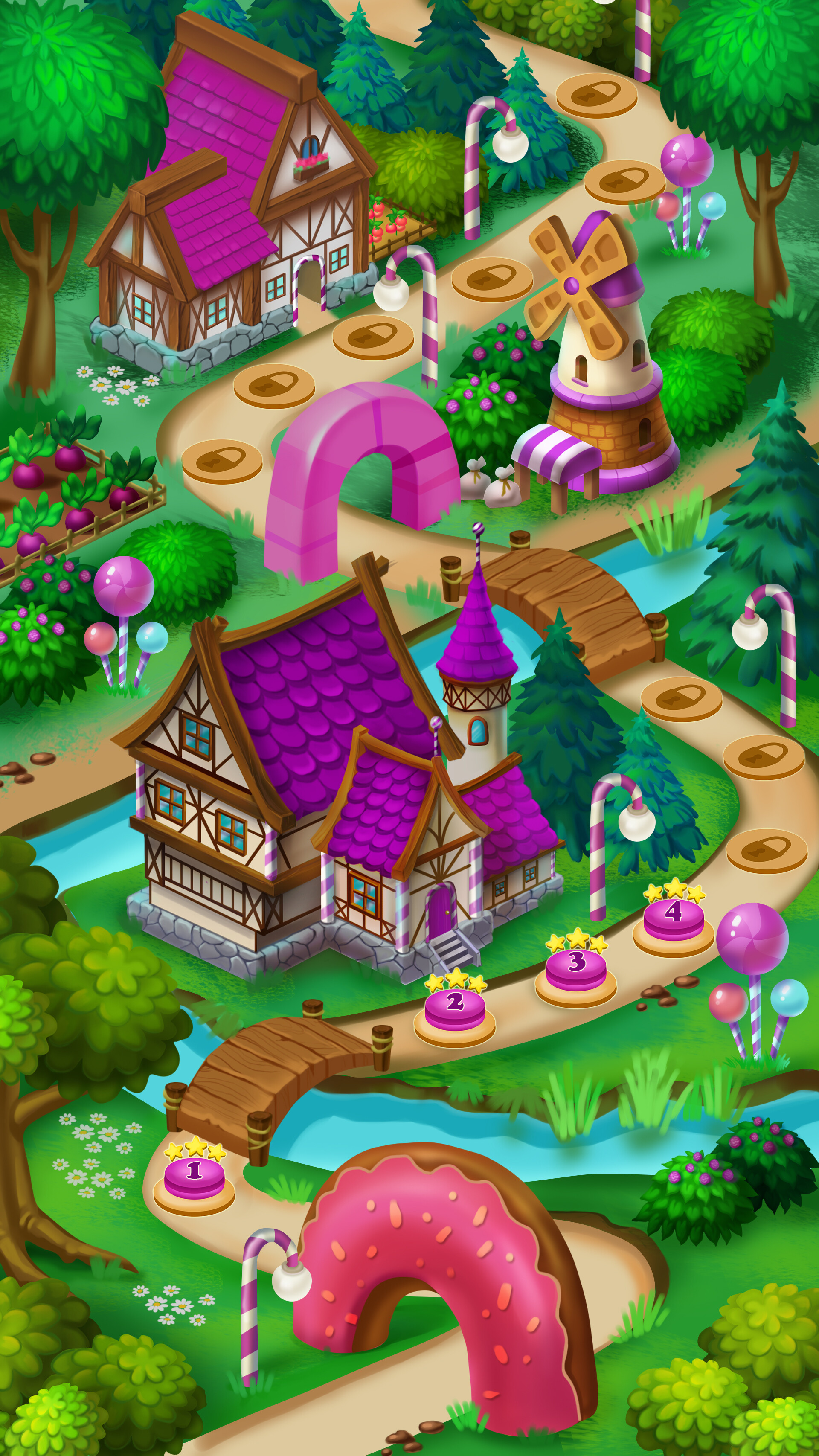 ArtStation - Game map/ Isometric map