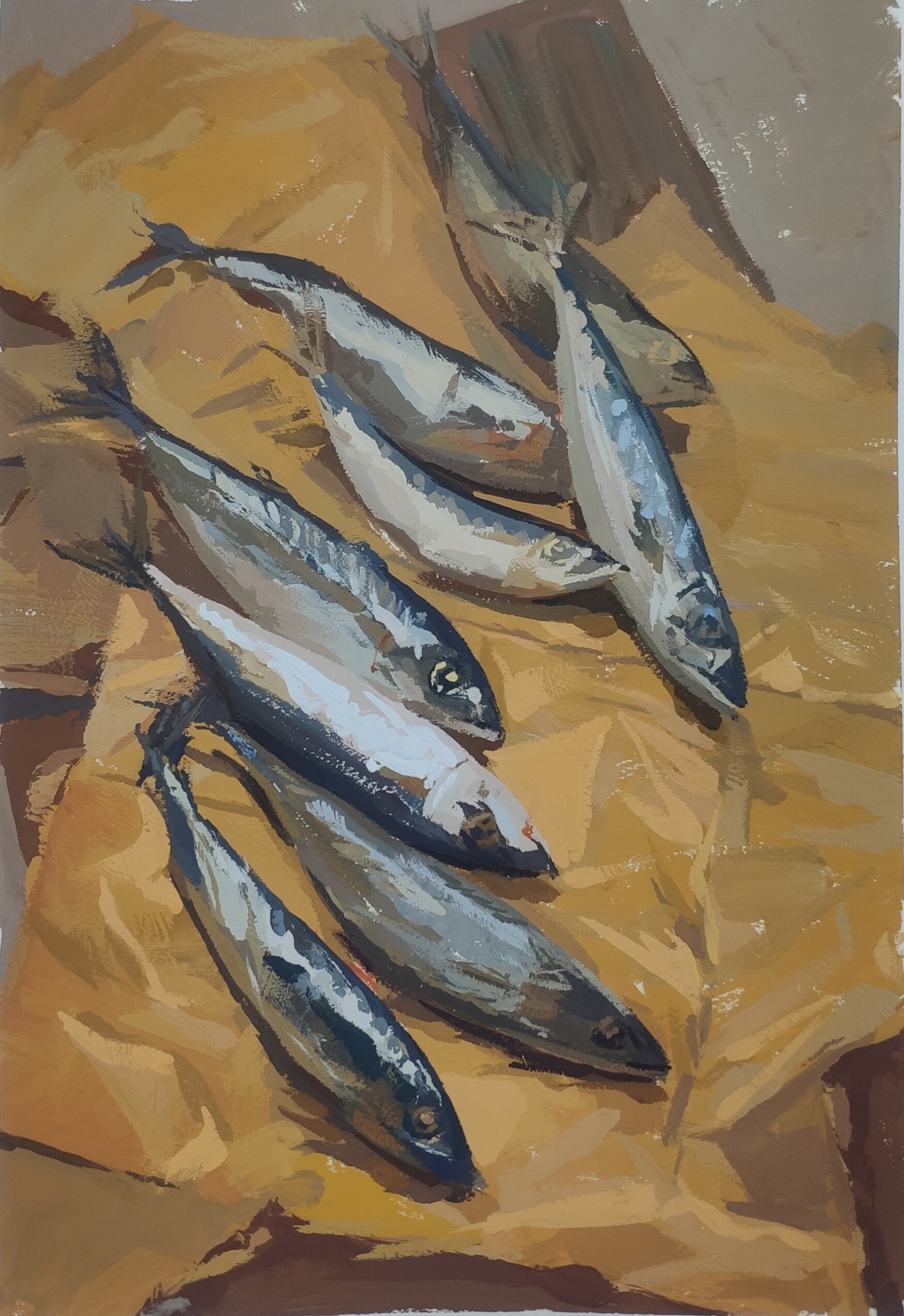 ArtStation - Painting practice - fish