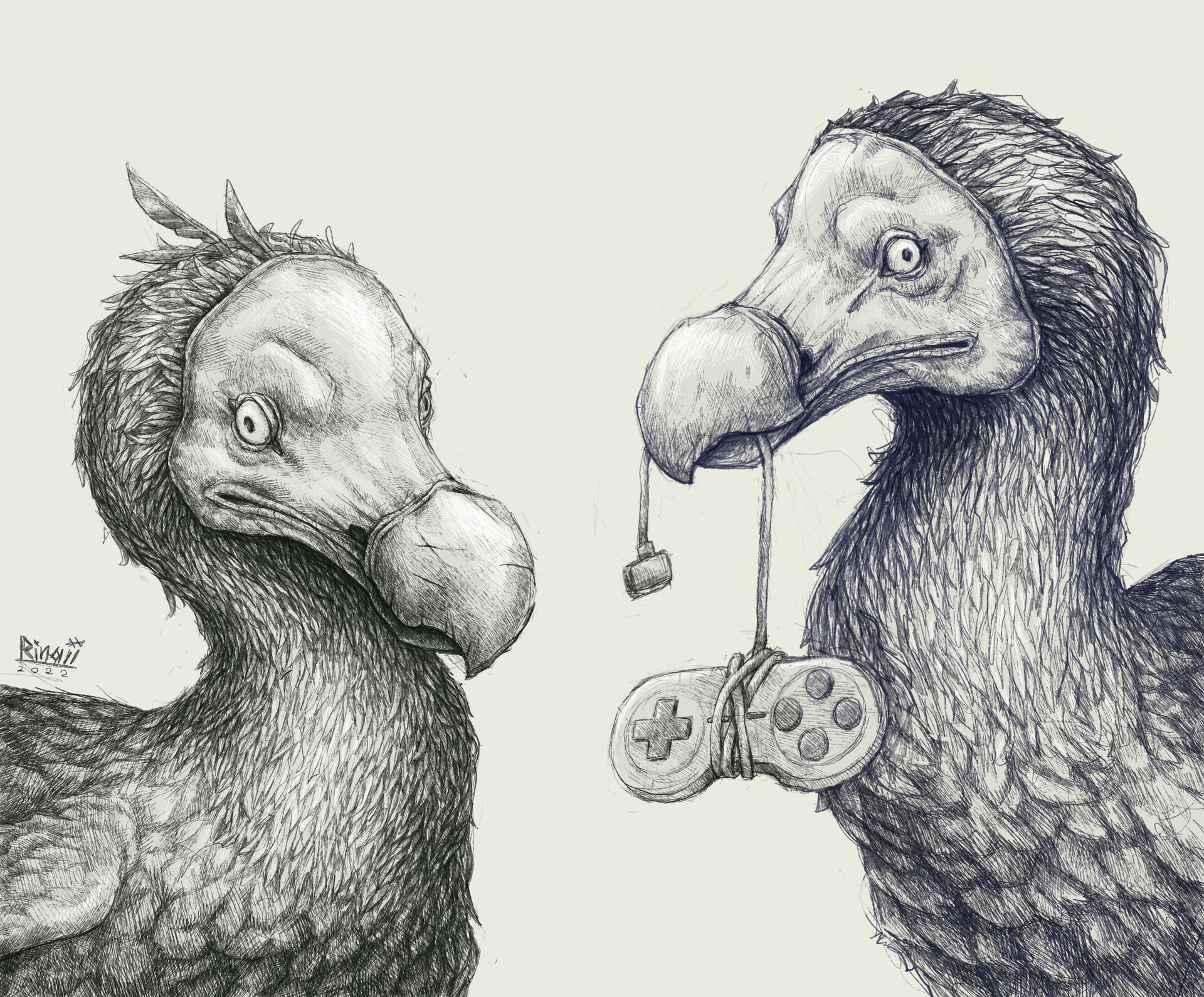 ArtStation - A pair of Dodudes