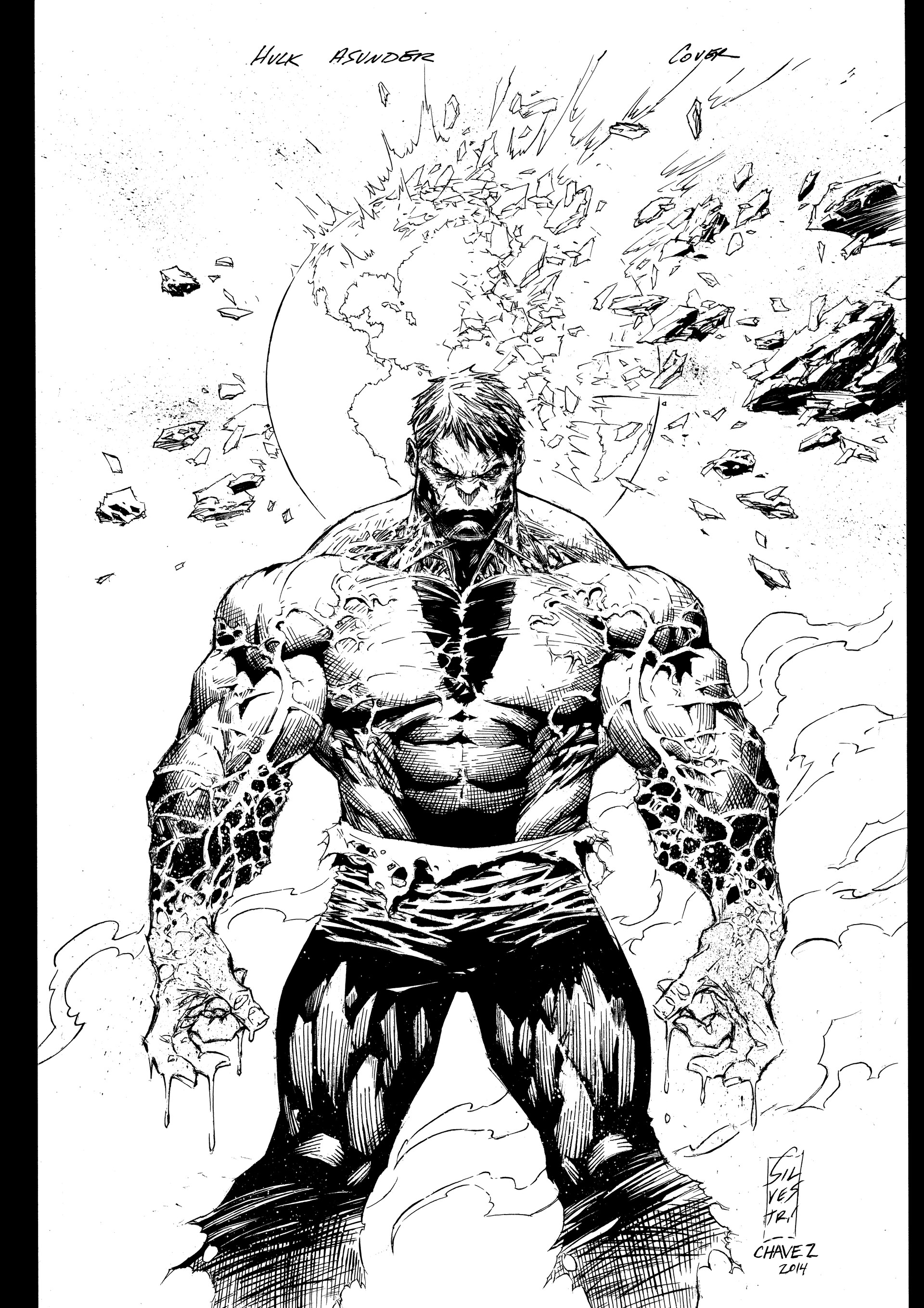 ArtStation - Hulk Sample inks!