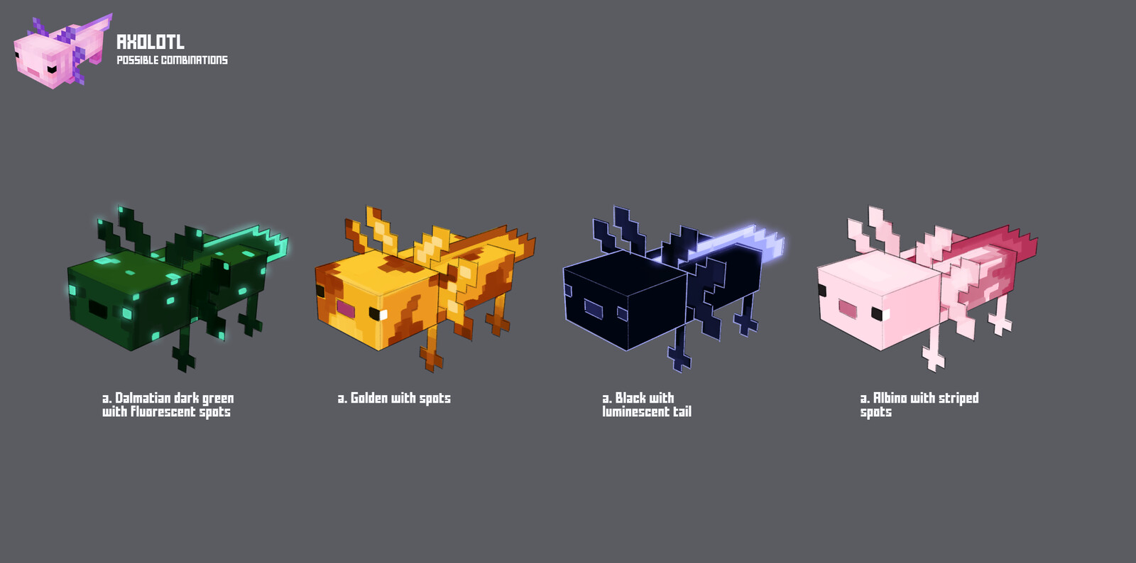 Mariana Salimena - Minecraft Vanilla - Axolotl