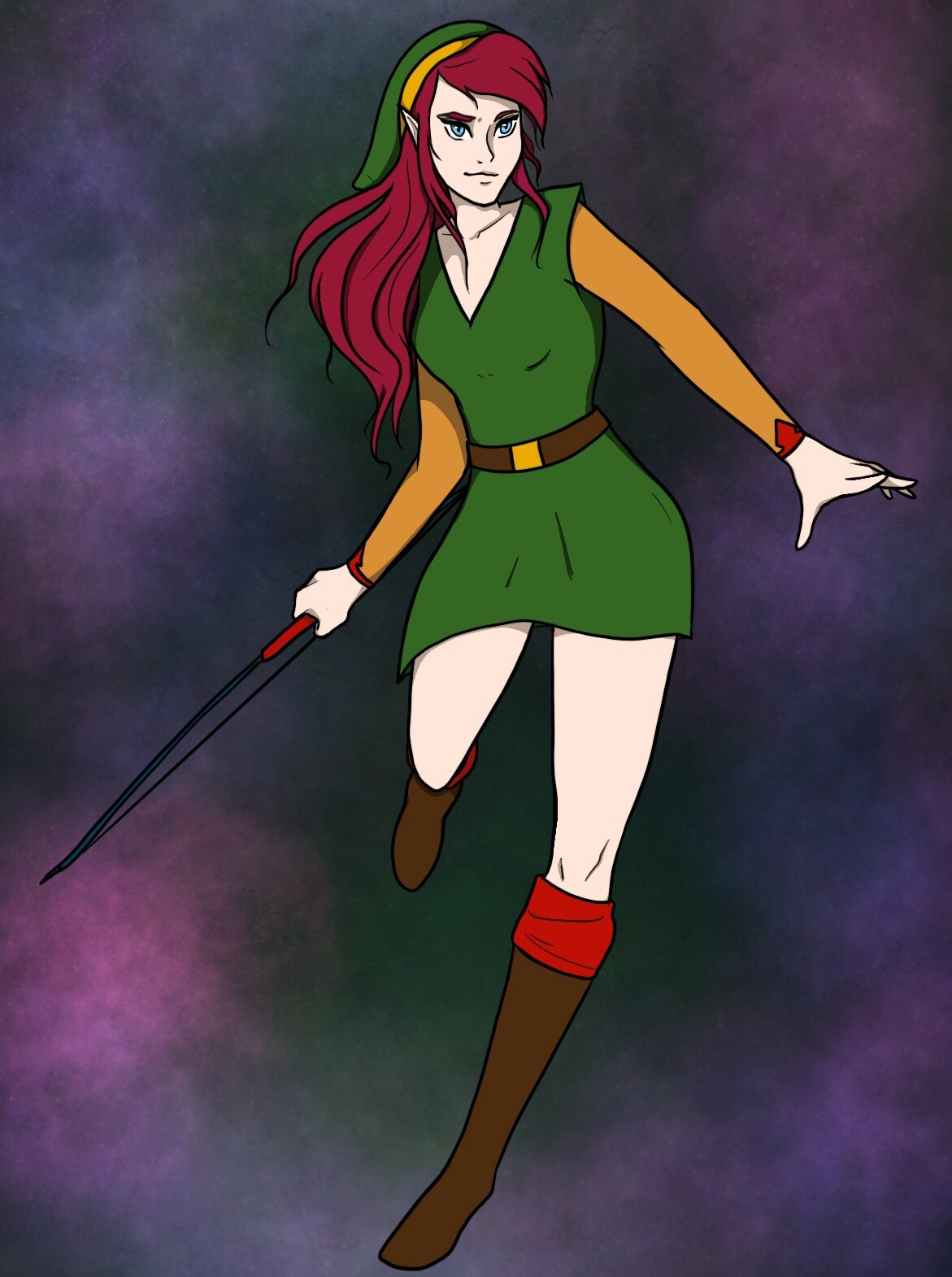 ArtStation - Fanart - Female Link