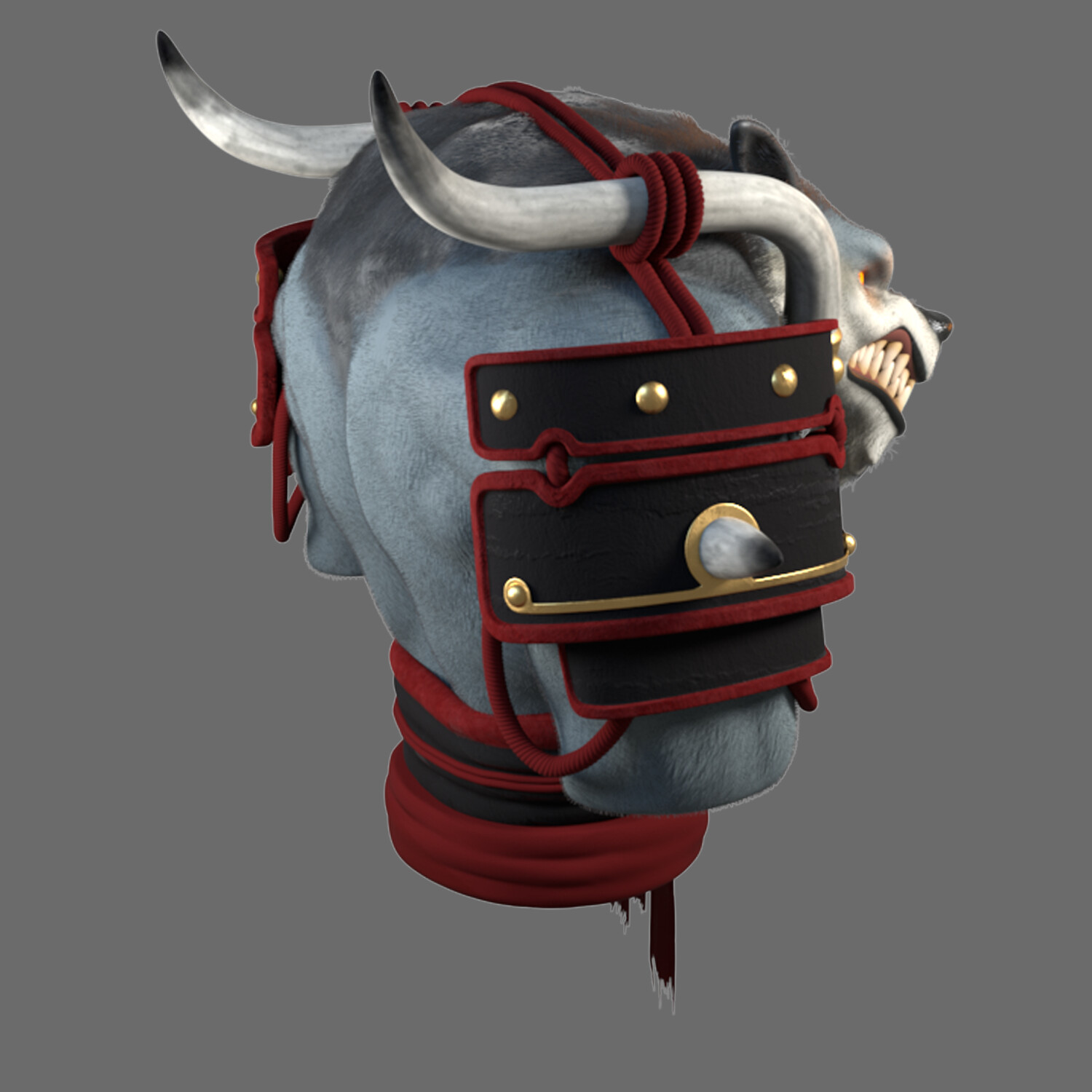 Luke Rowling - Werewolf Samurai Bust