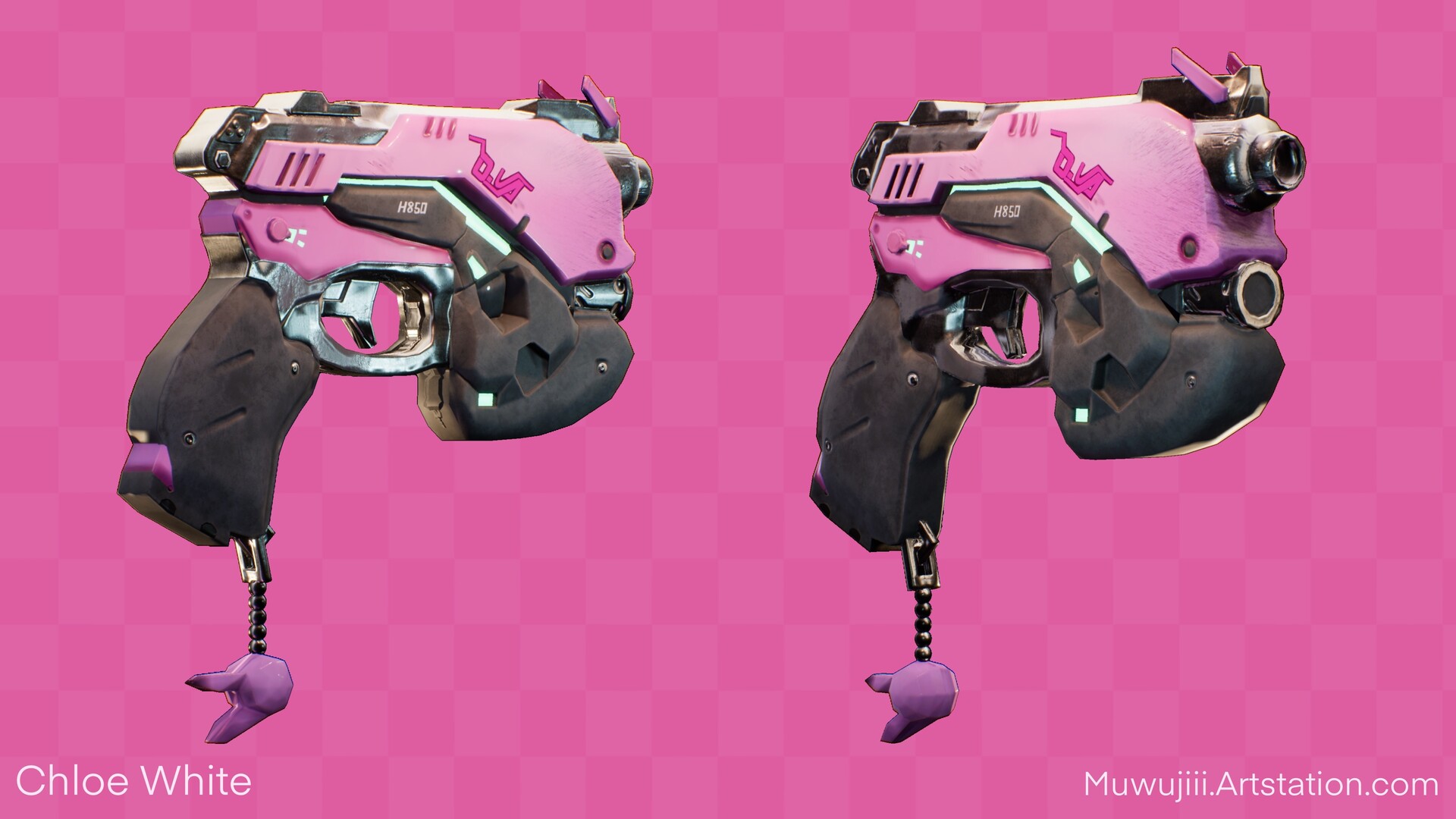 ArtStation - Dva Gun Model