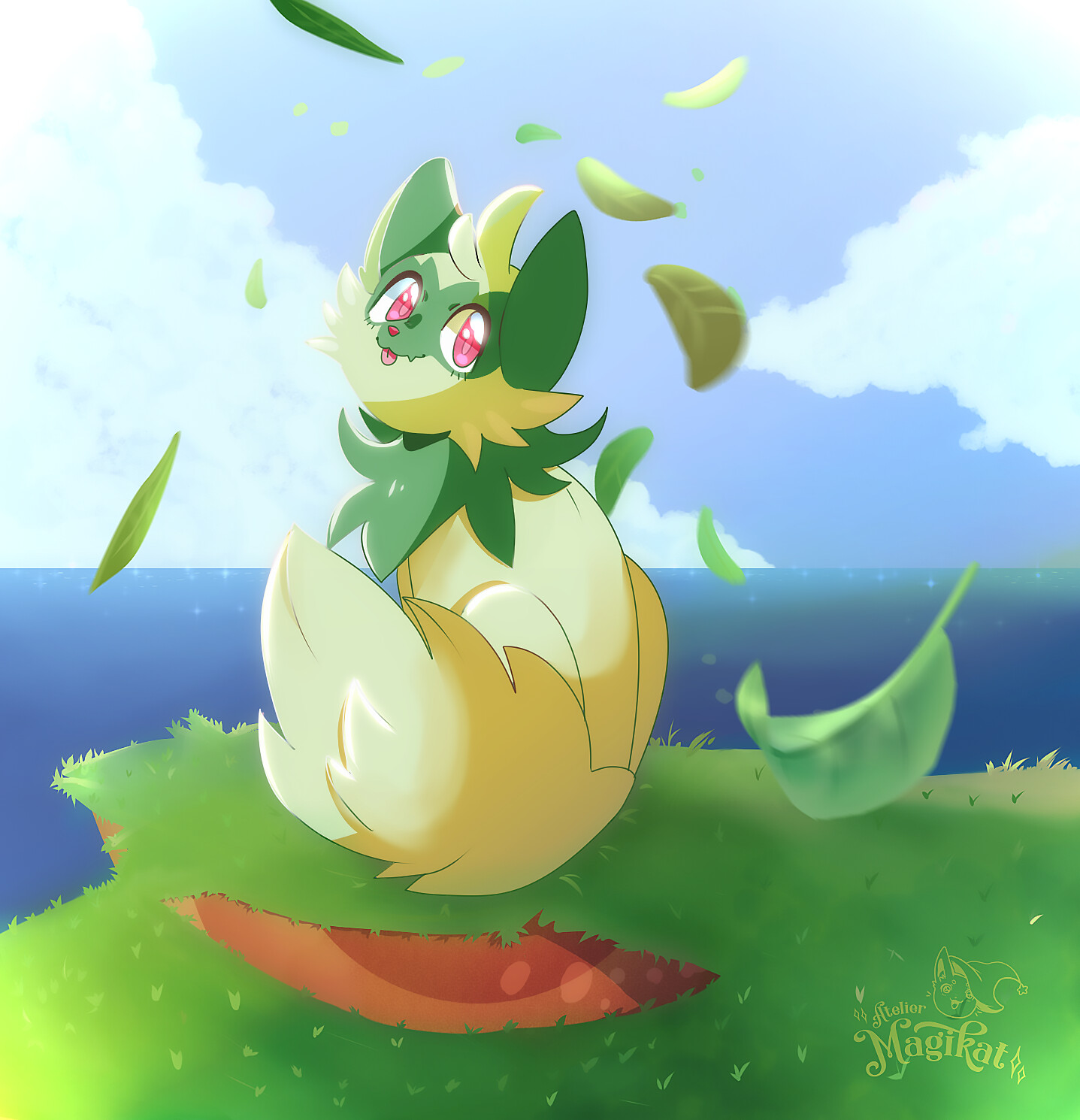 ArtStation - 🌿 Sprigatito Fanart 🌿