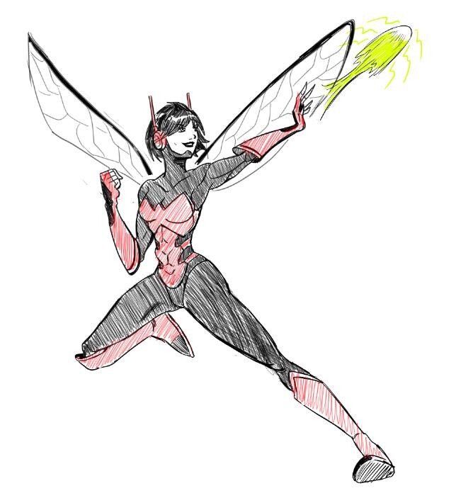ArtStation - Marvel's The Wasp WIP