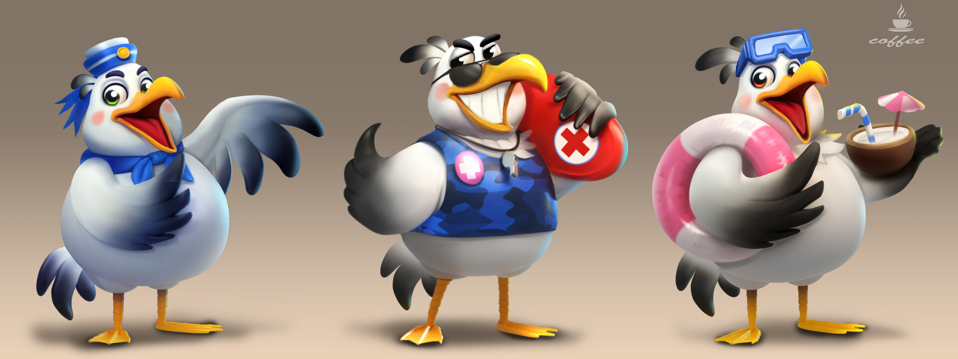 ArtStation - seagull