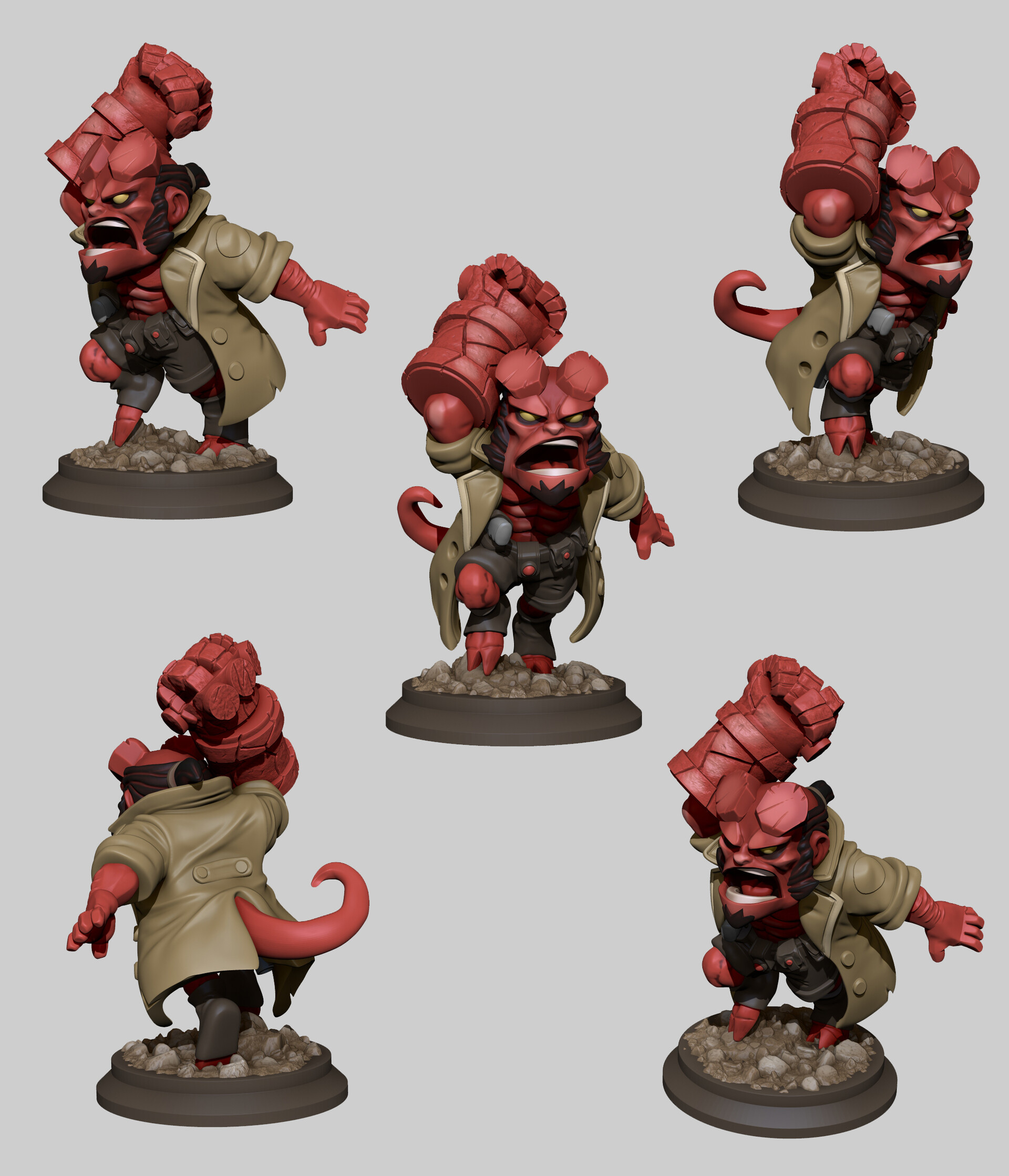 Luigi Terzi - Hellboy Chibi