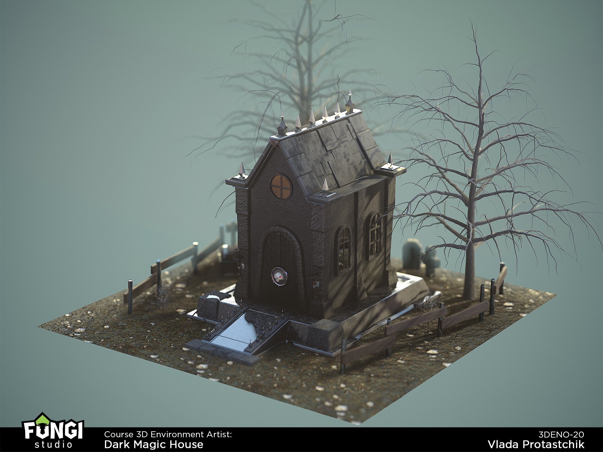 ArtStation - Dark Magic House - Day&Night Versions