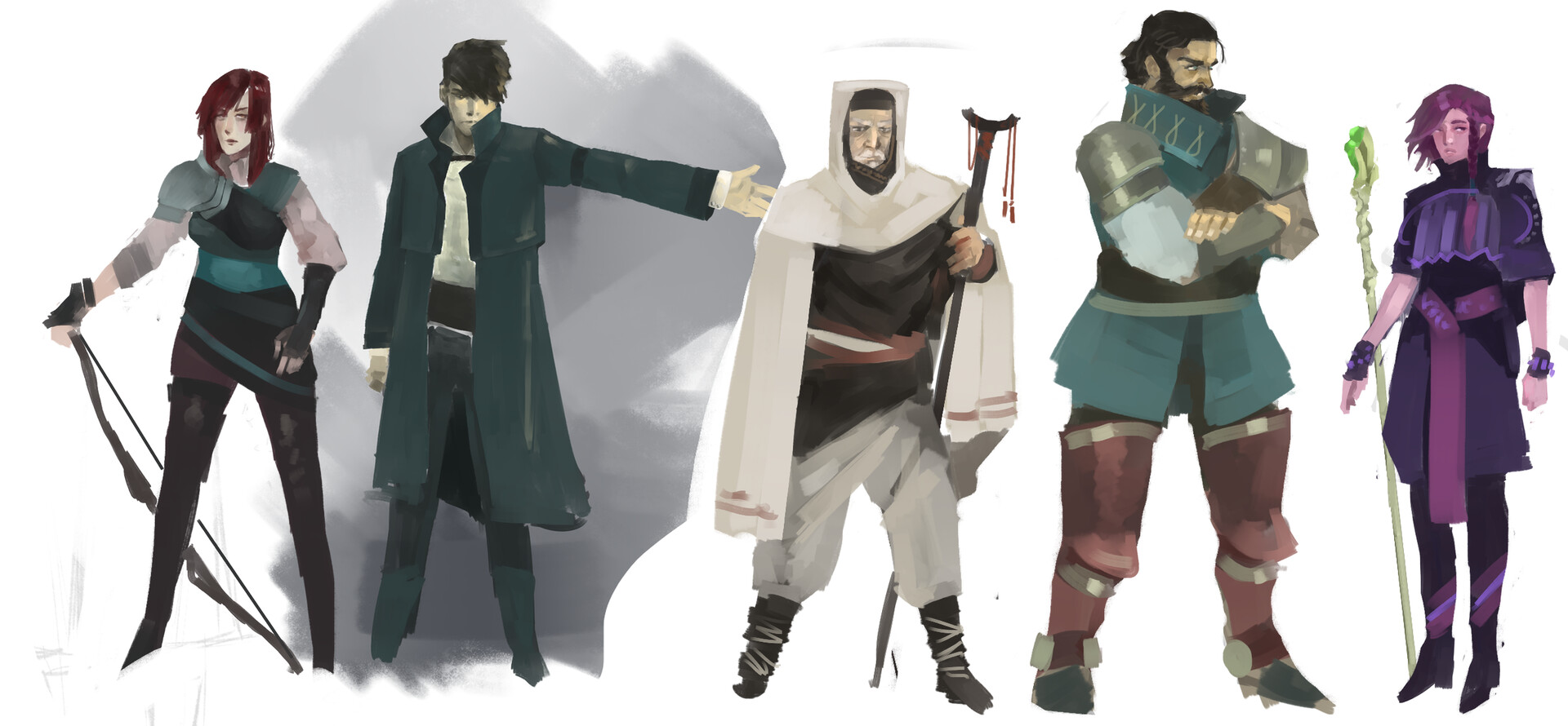 ArtStation - TRPG characters