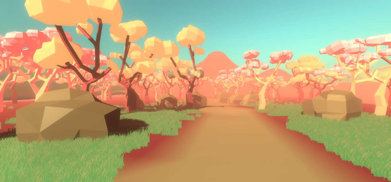 ArtStation - Low poly game environment