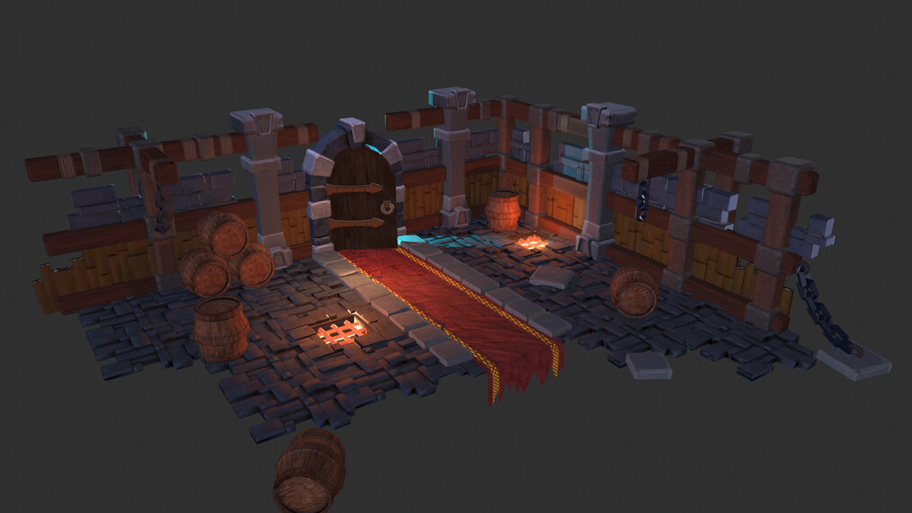 ArtStation - Stylized Dungeon Environment