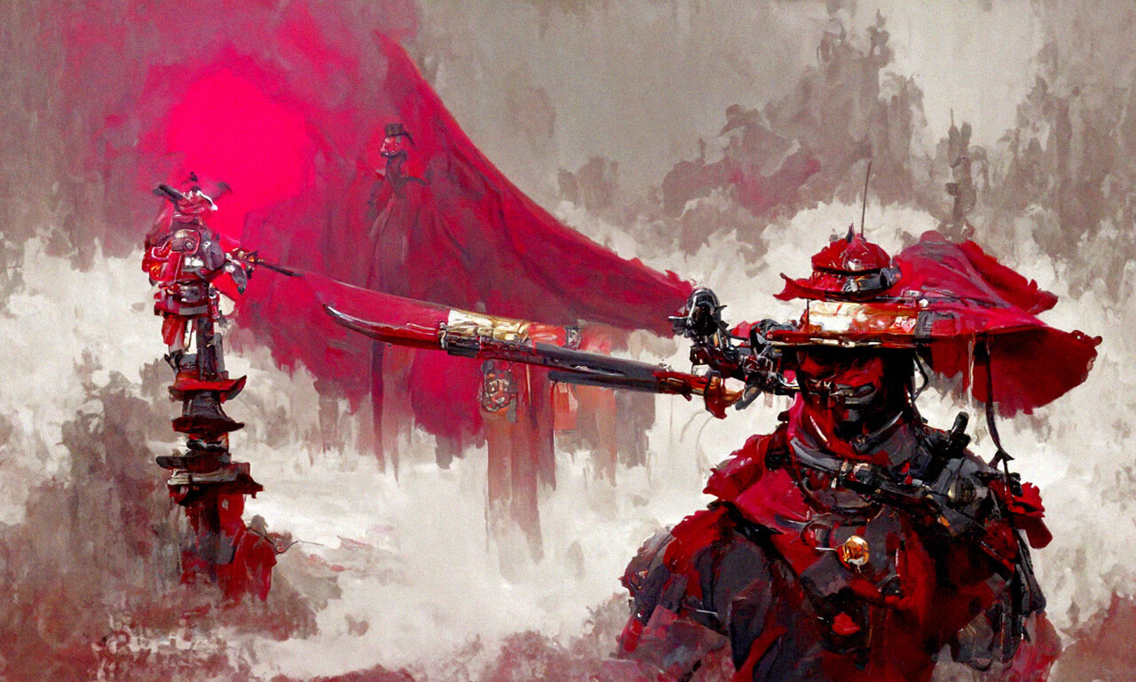 ArtStation - RED SAMURAI V2