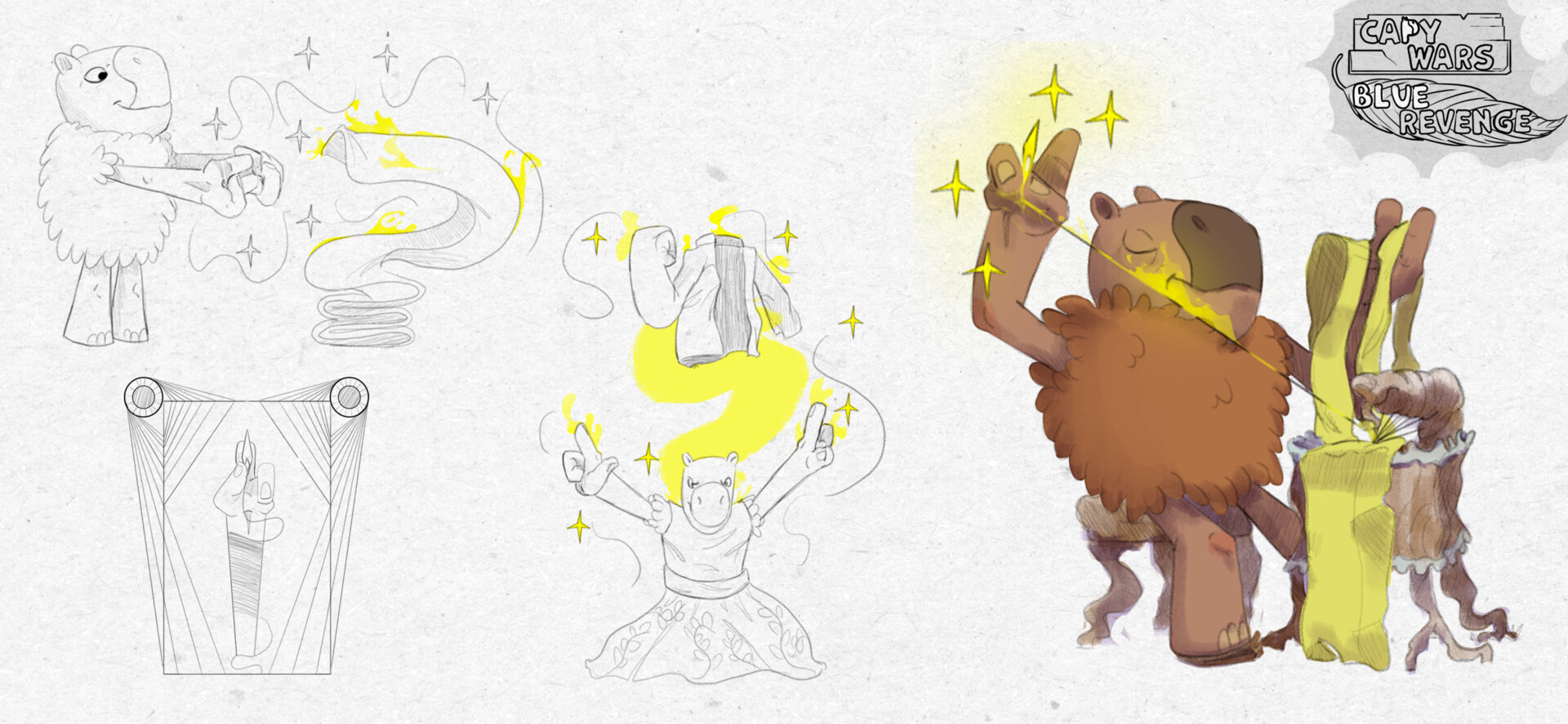 ArtStation - Capy Wars: Blue Revenge (Mobile concept characters)