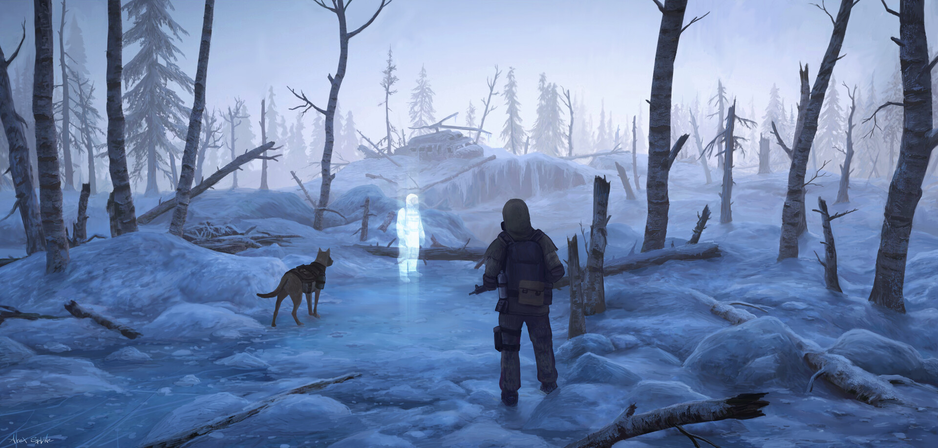 ArtStation - Stalker: forest of ghosts