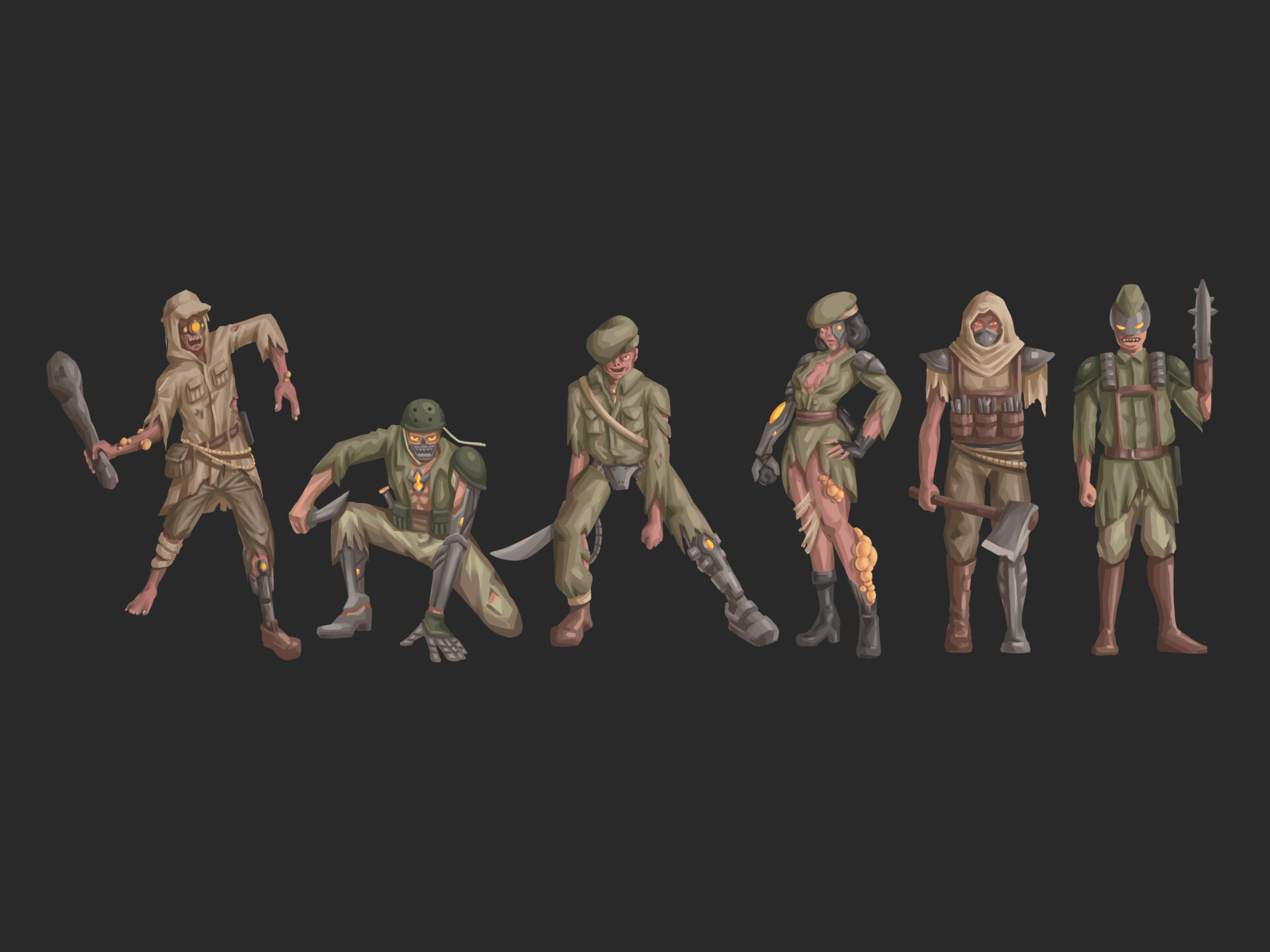 ArtStation - Zombies Concept Art