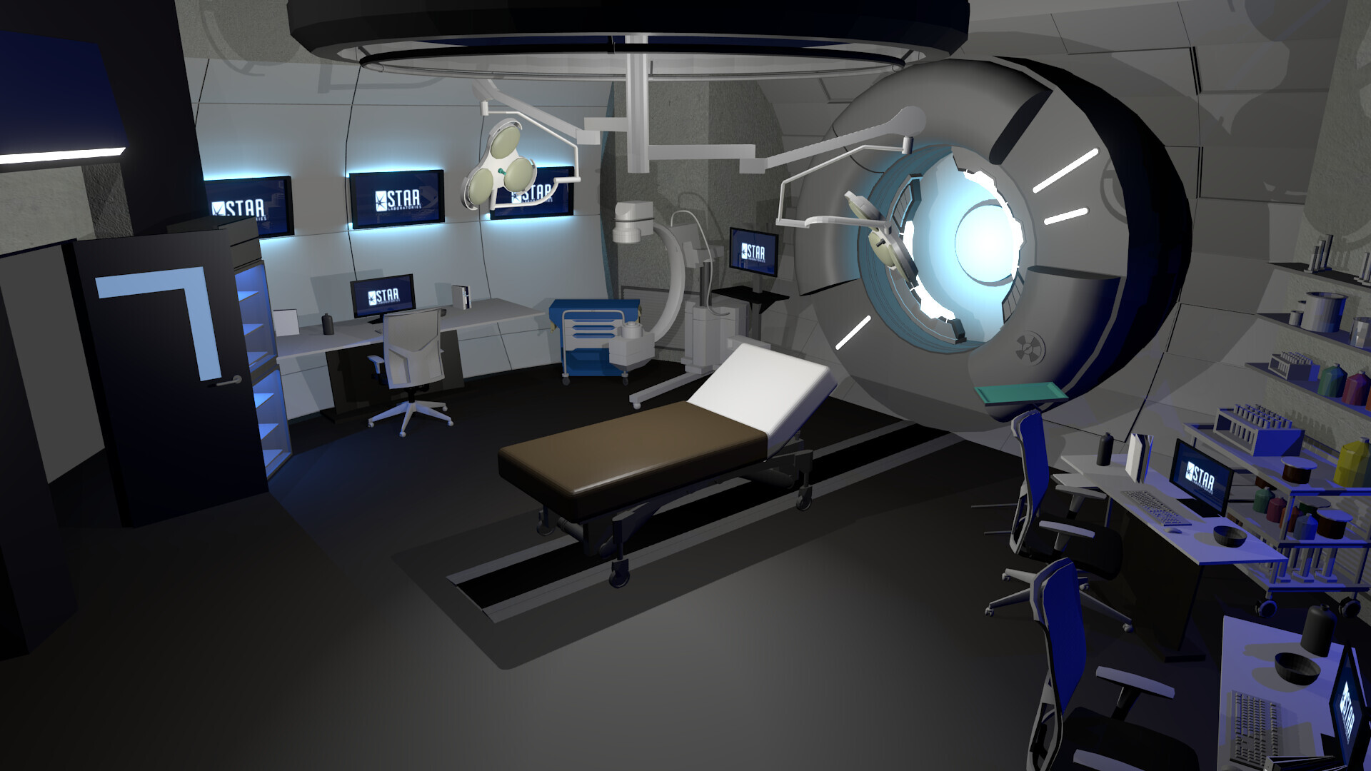 Jonathan Truong - S.T.A.R. Labs Interiors From CW The Flash