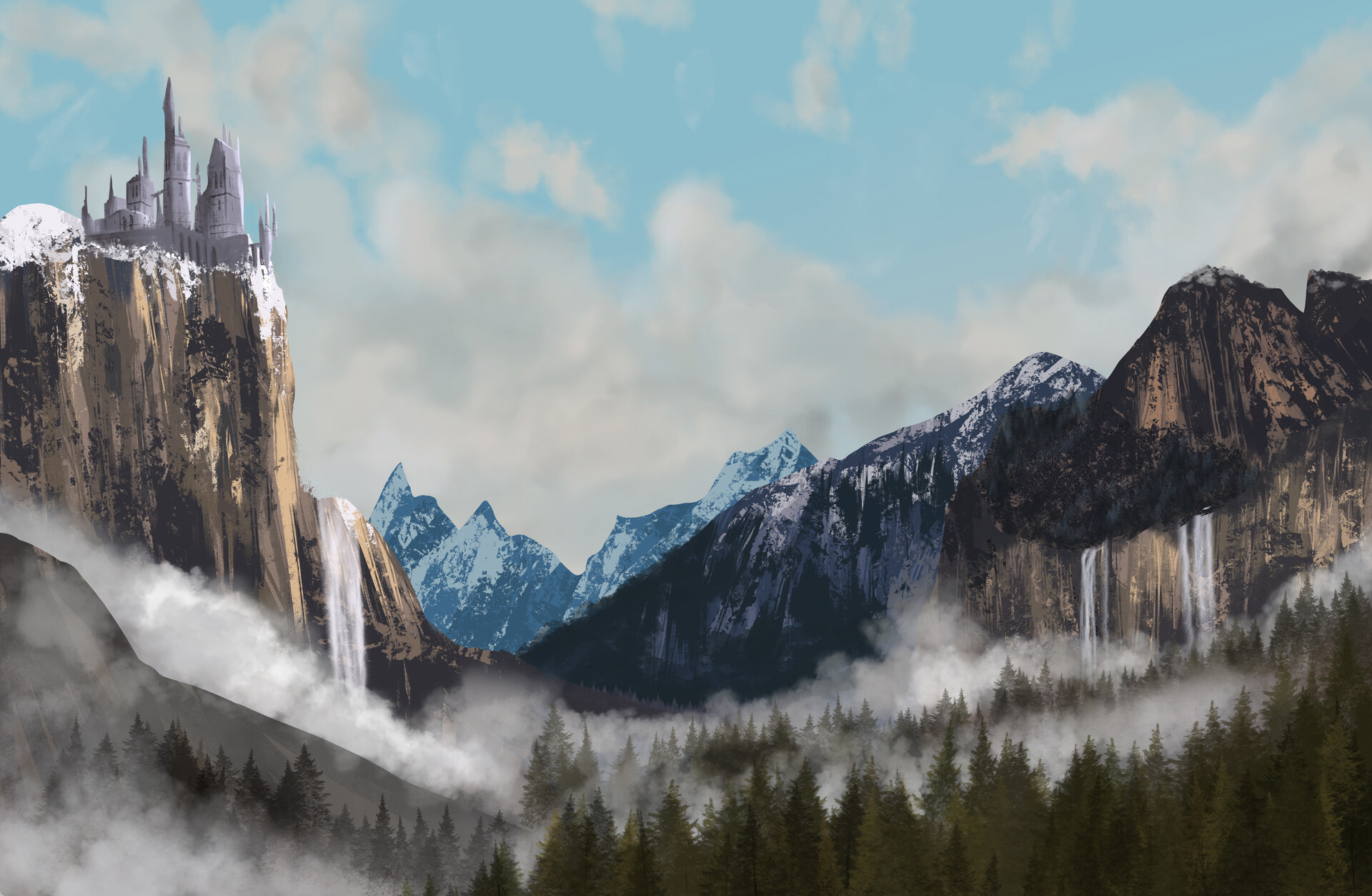 Angel Martín - Castle in the valley