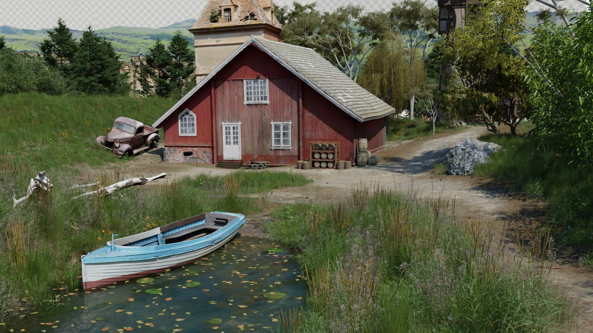 ArtStation - Small Farm House