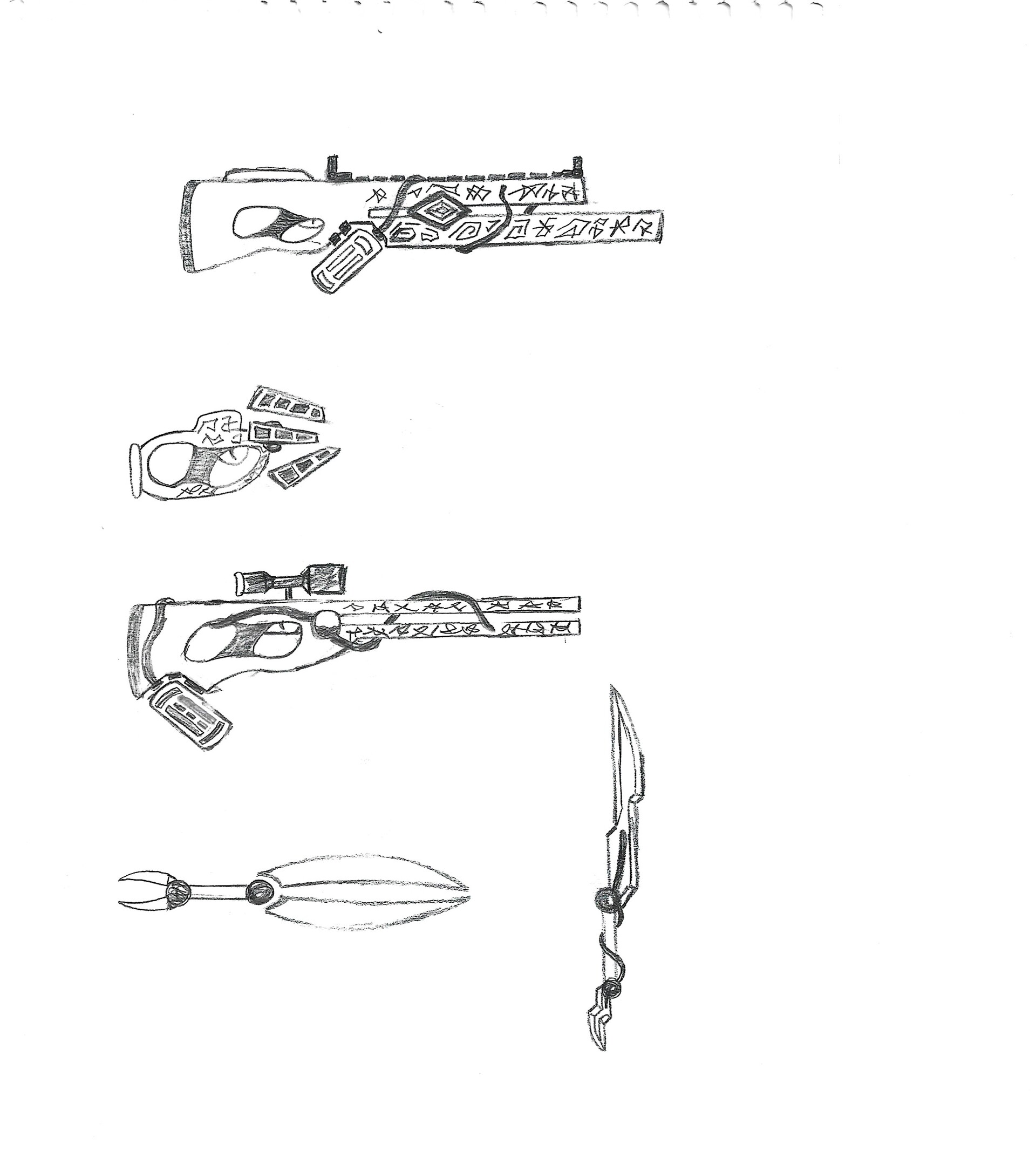 ArtStation - Futuristic Weapons Concept