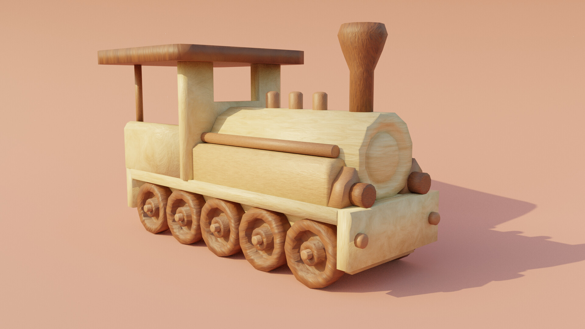 ArtStation - Wooden train