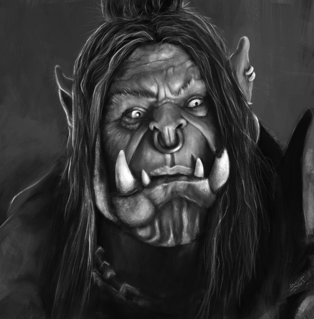 ArtStation - orc head study