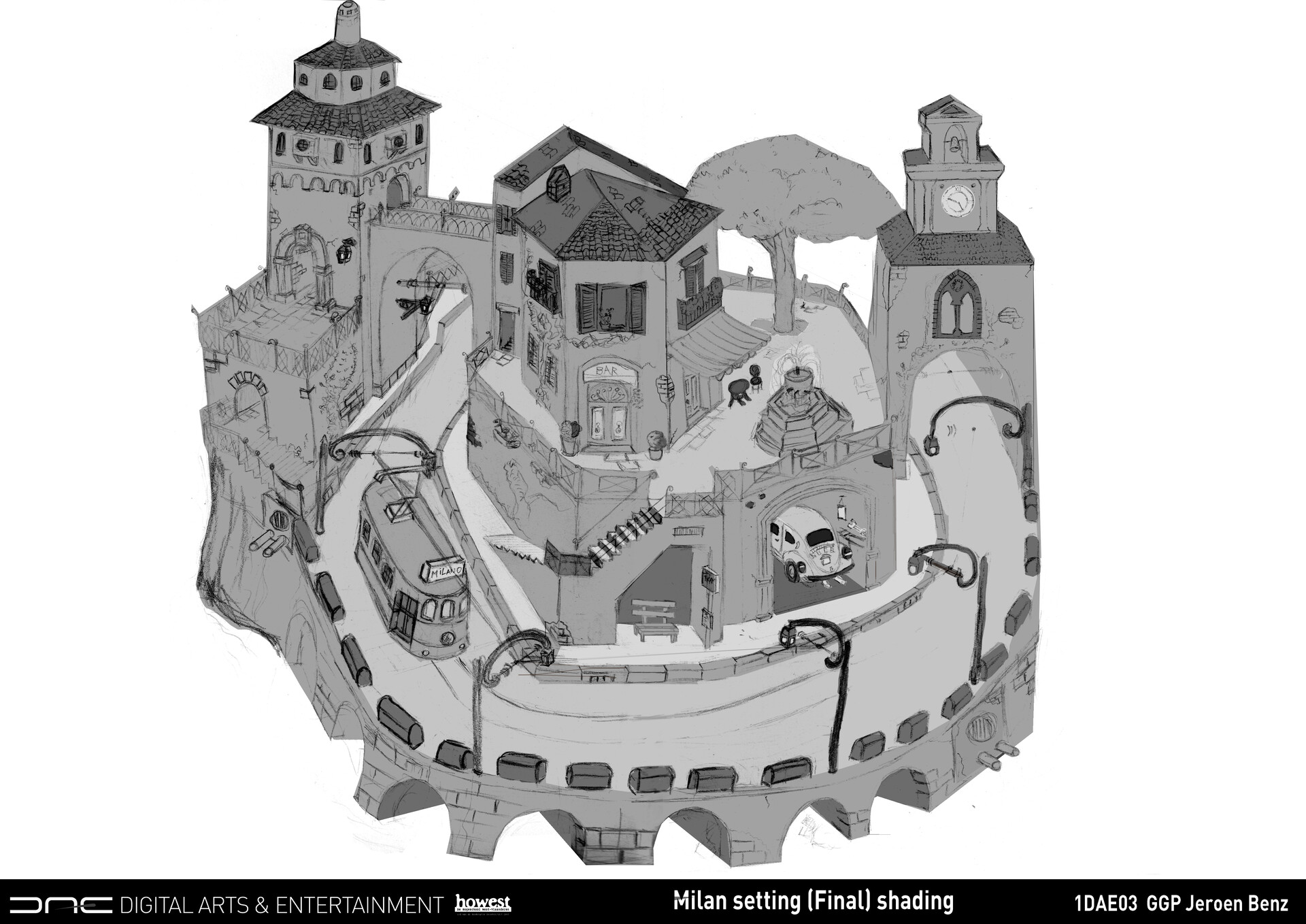 ArtStation - Diorama Italy