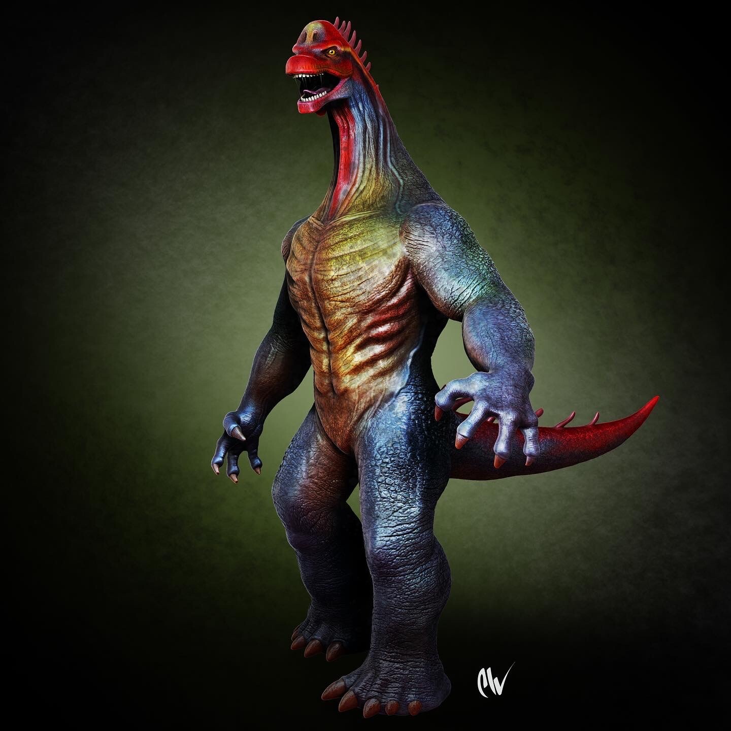 ArtStation - Brachiosaurus man