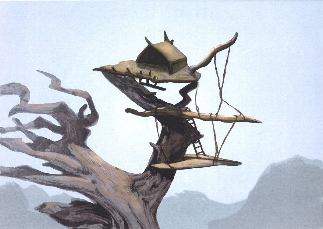 ArtStation - Tree Hut