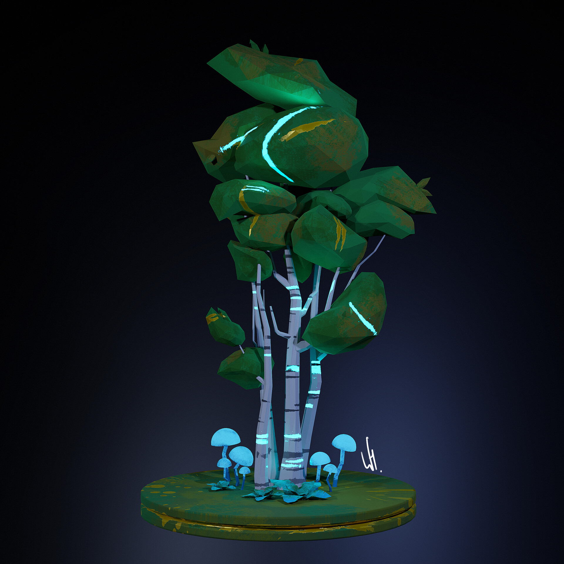 ArtStation - Magic trees