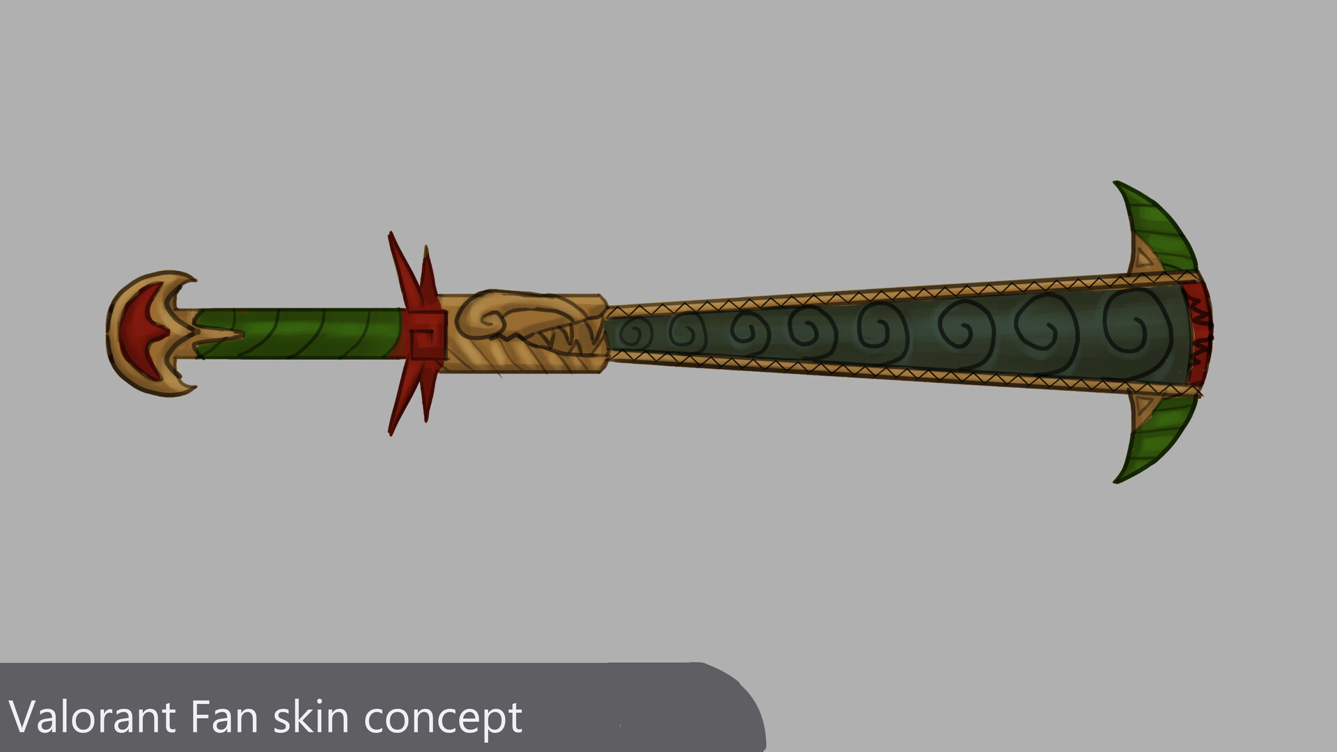 ArtStation - Valorant knife fan skin