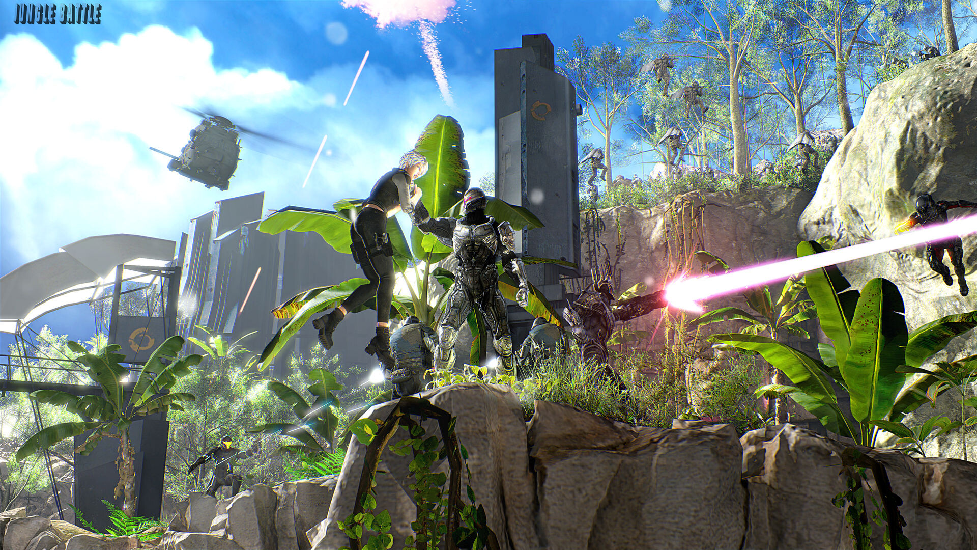 ArtStation - Jungle Battle