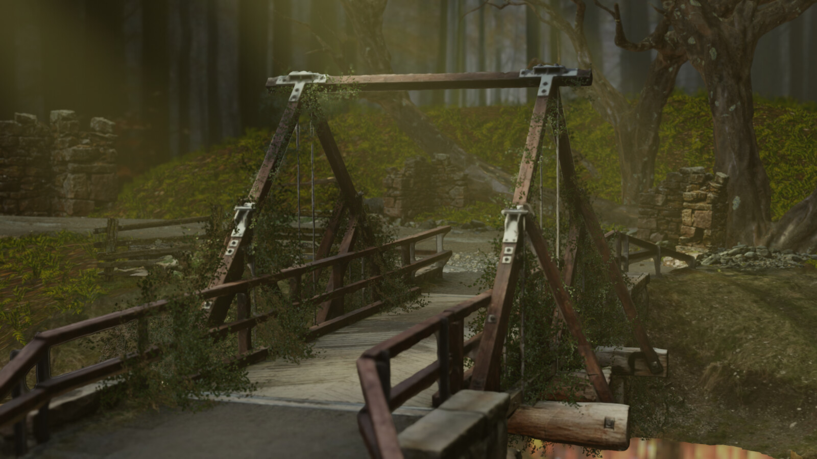 Max Hammer - 'Mossy Bridge' [Blender]